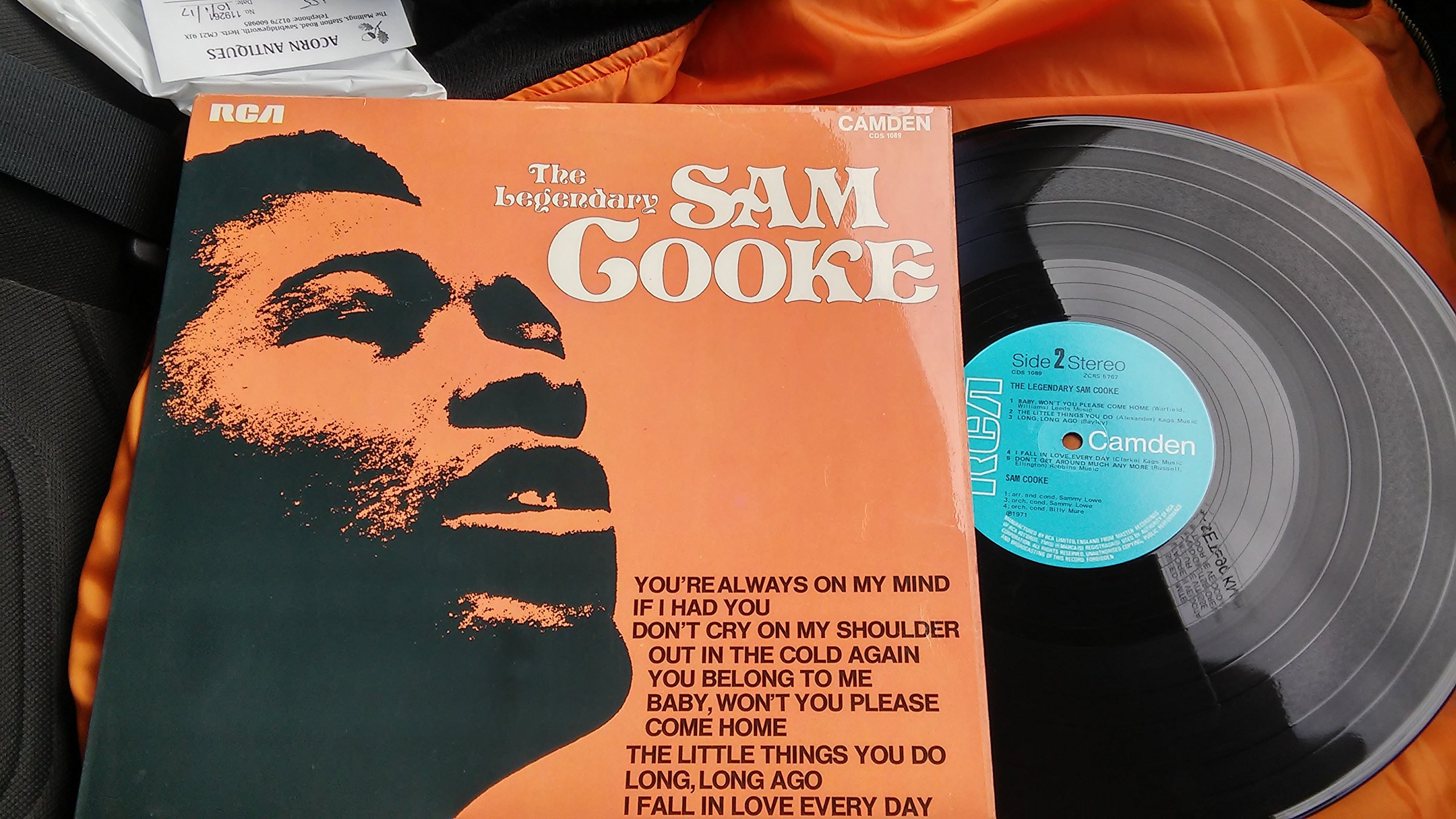Amazon.com: The Legendary Sam Cooke (LP RECORD): CDs & Vinyl