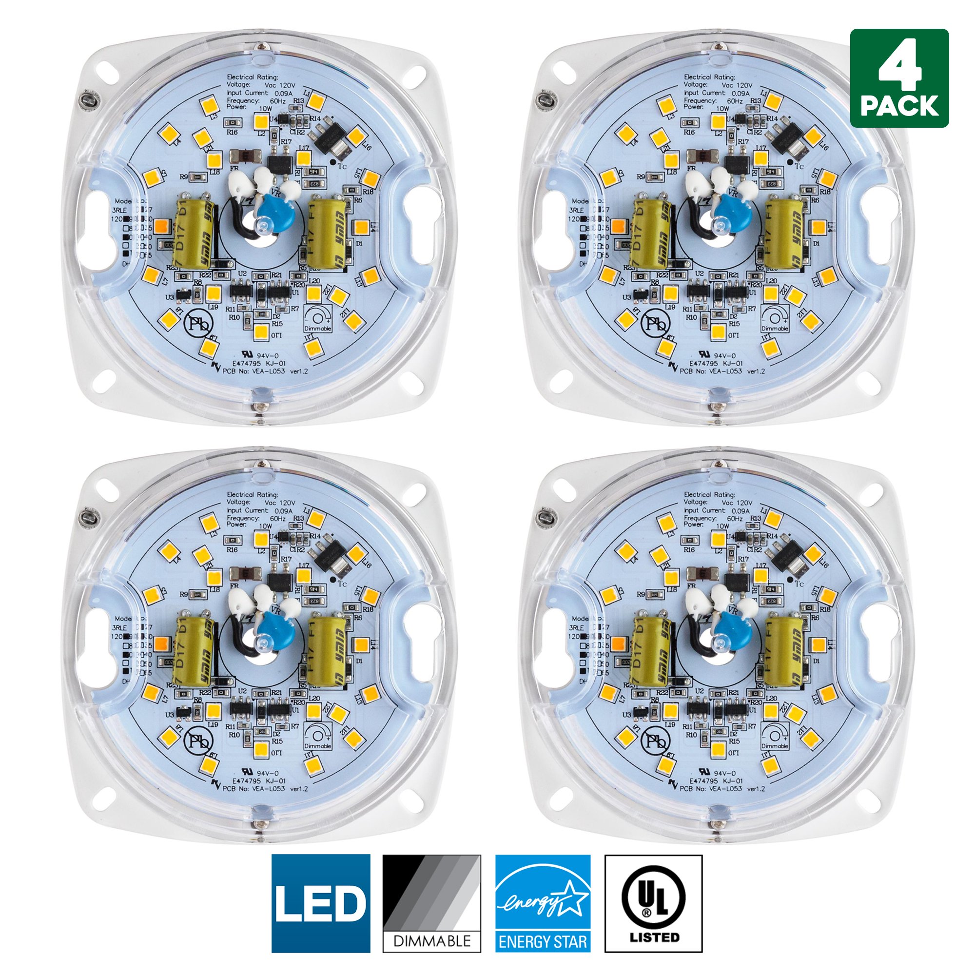 Buy Diodesy LED Retrofit Light Engine, 3-Inch, 4000K Cool White, 10 ...