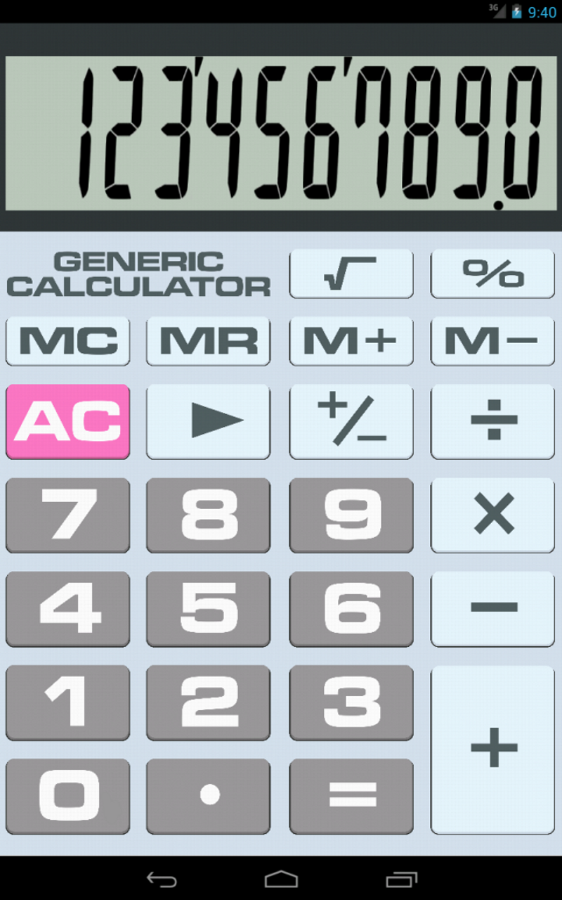 Generic Calculator - App on Amazon Appstore