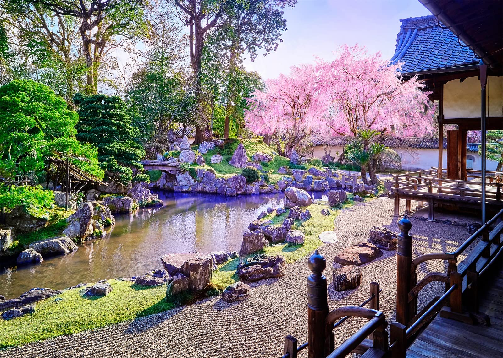 Spring Japanese Garden Wallpaper