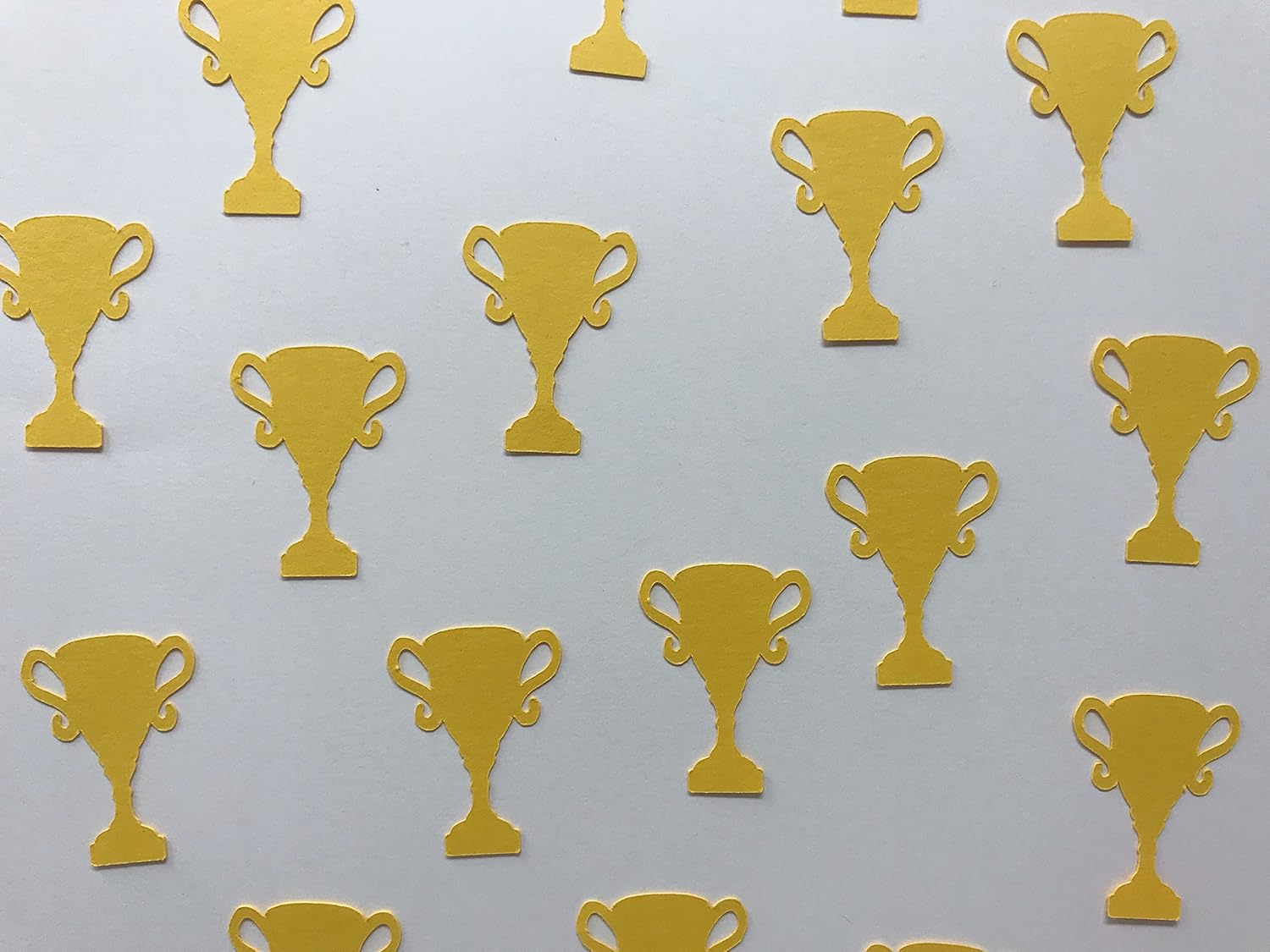 Amazon.com: Golden Yellow Trophy Confetti - Trophy Decorations ...