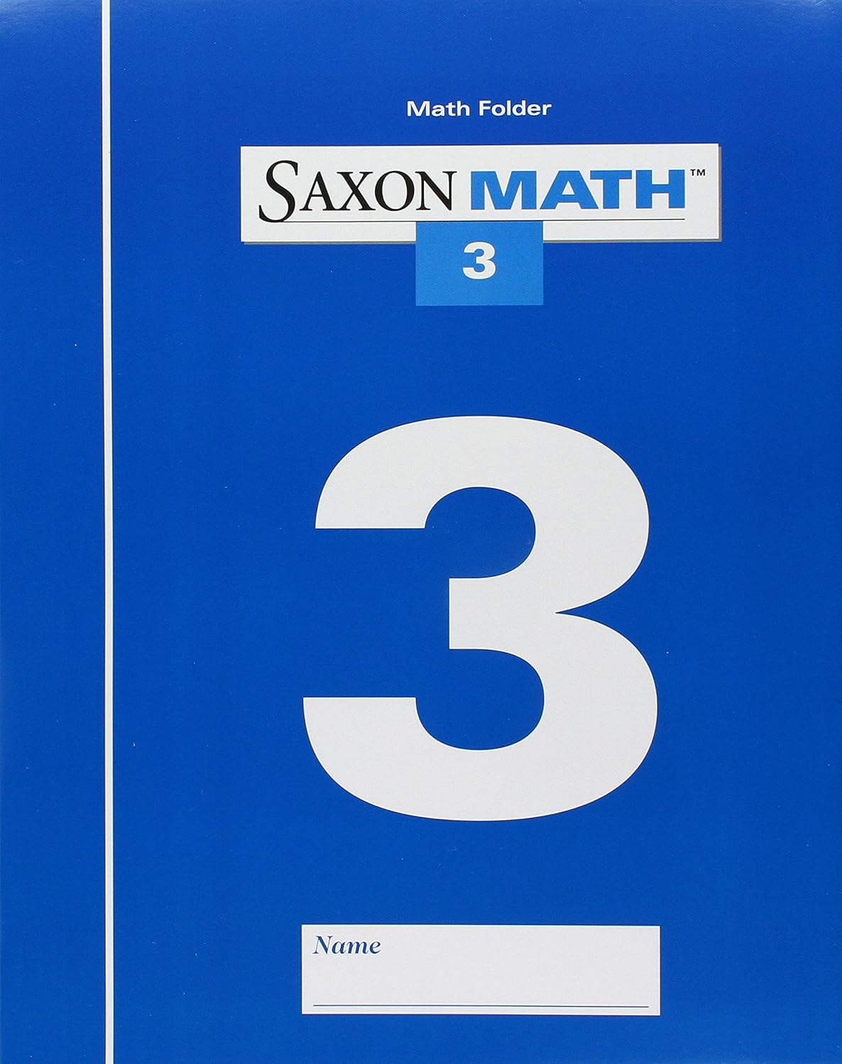 Saxon Math: Student Folder Set (3) (Saxon Math 3): Saxon Publishers ...