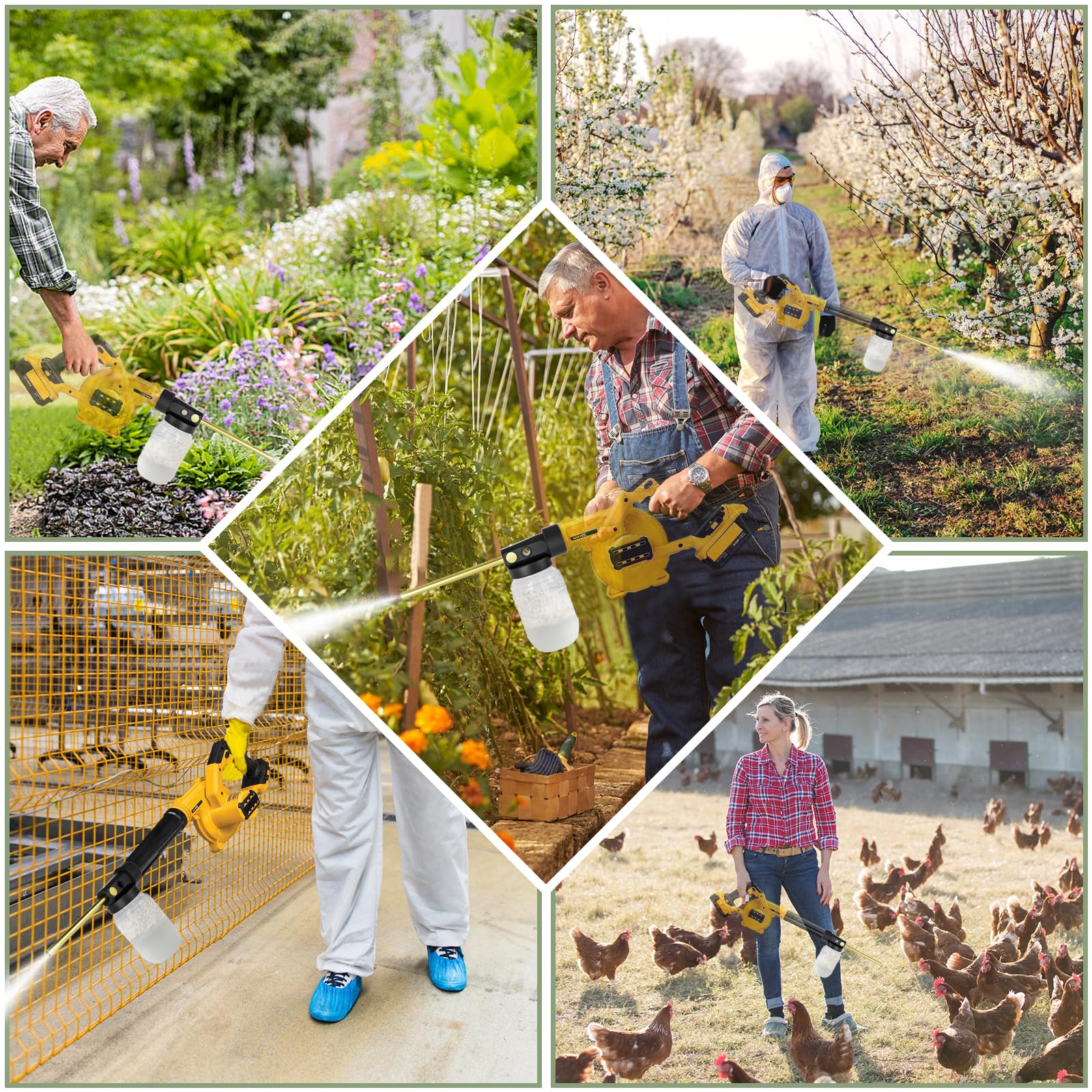 Snapklik.com : Dinftin Garden Dust Applicator Diatomaceous Earth Powder ...