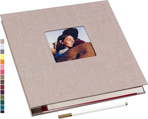 Amazon.com: potricher Large Photo Album Self Adhesive 3x5 4x6 5x7 8x10 ...
