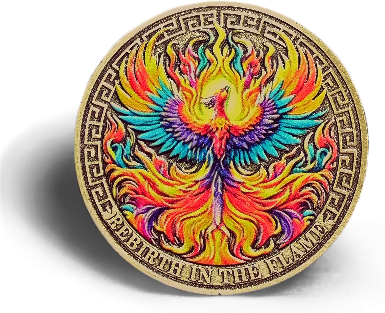 Amazon.com: Montserrat Abbey Phoenix Challenge Coin – “Rebirth in The ...
