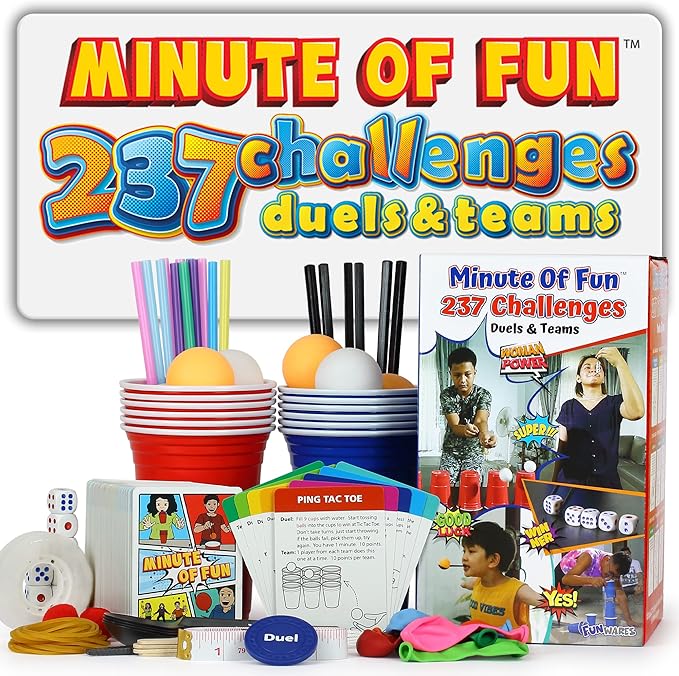 Amazon.com: Minute of Fun Party Game - Amazing, 237 Minute to Win It ...