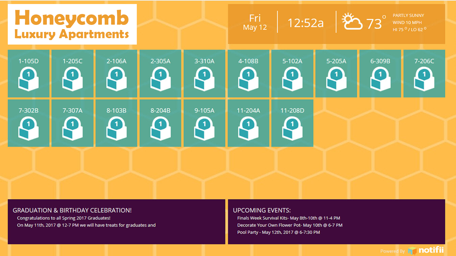 Notifii Track TV Display - App on Amazon Appstore