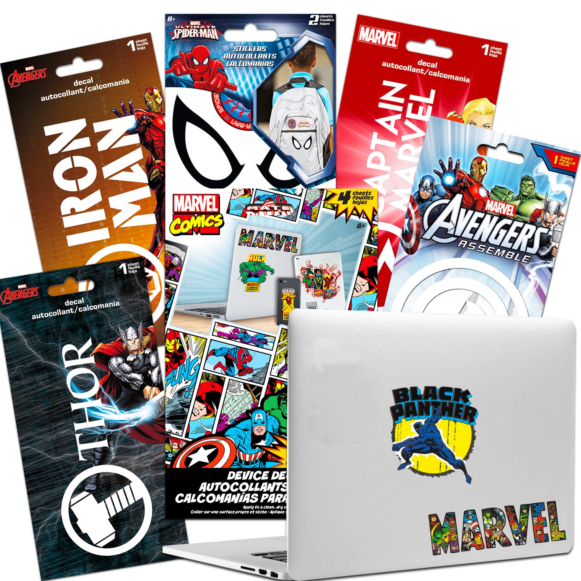 Marvel Avengers Laptop Stickers Ultimate Set 25 Premium Superhero ...