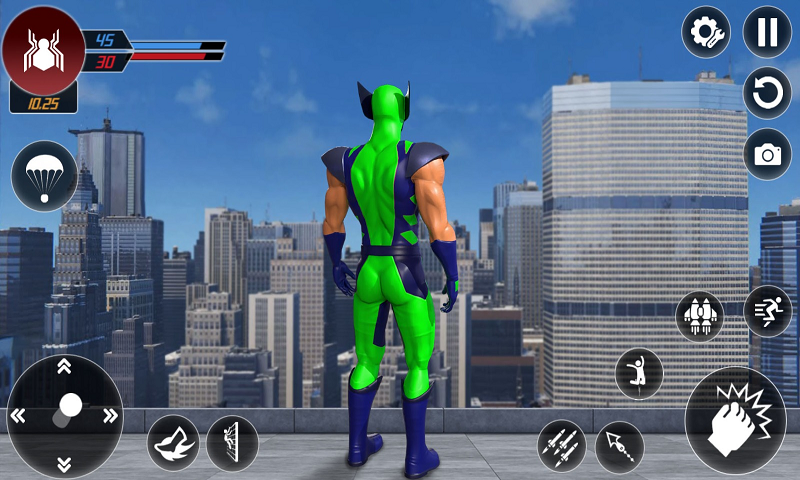Super Spider Rope Fighter Open World Game: Real Flying Hero Mafia City ...