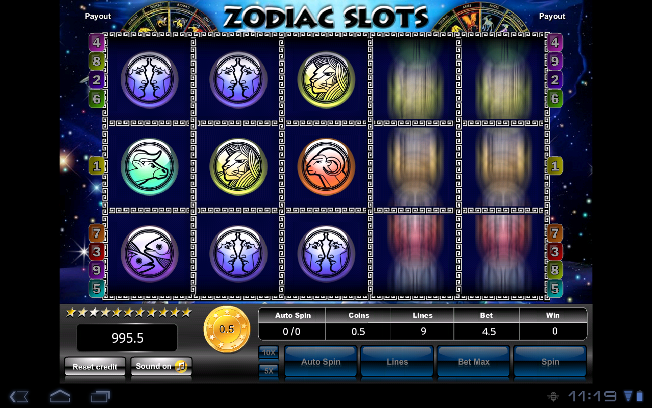 Zodiac Slot Machine - App on Amazon Appstore