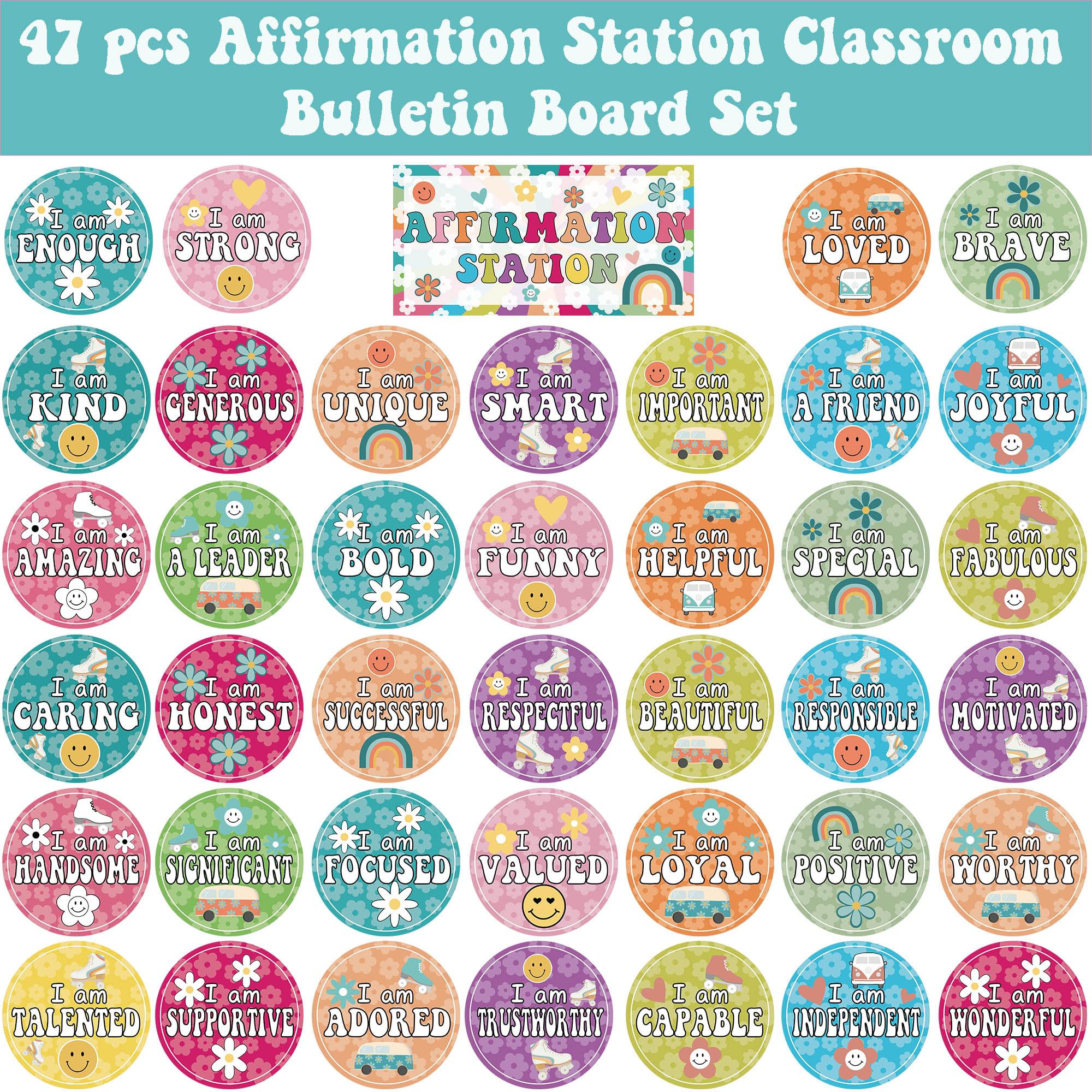 Inspirational School Posters Peachy Keen Positive Affirmation Posters ...
