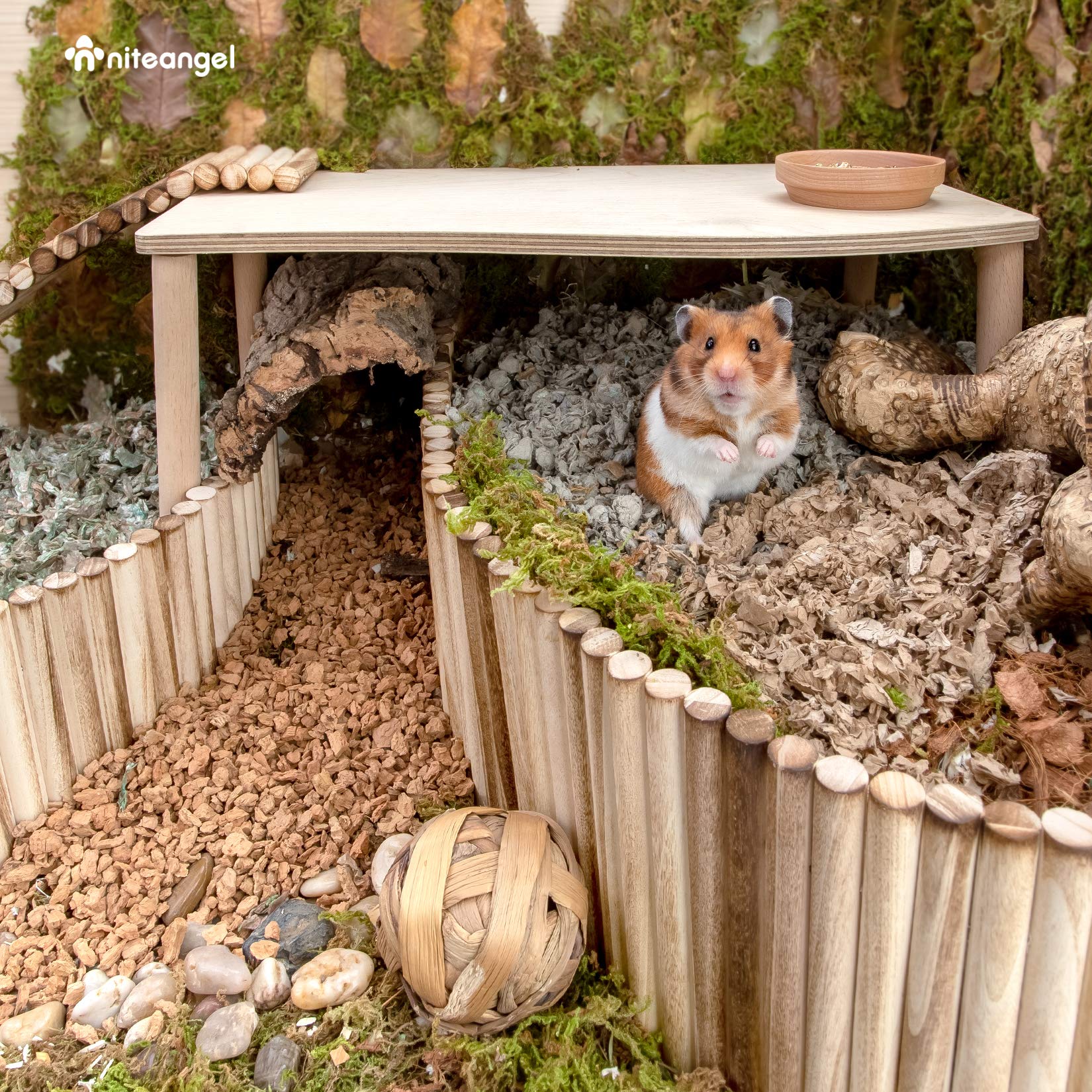 Snapklik.com : Niteangel Small Animal Climbing Toys - Suspension Bridge ...