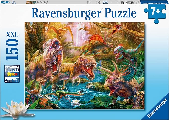 Ravensburger T-Rex Attack Dinosaur Jigsaw Puzzle for Kids Age 7 Years ...