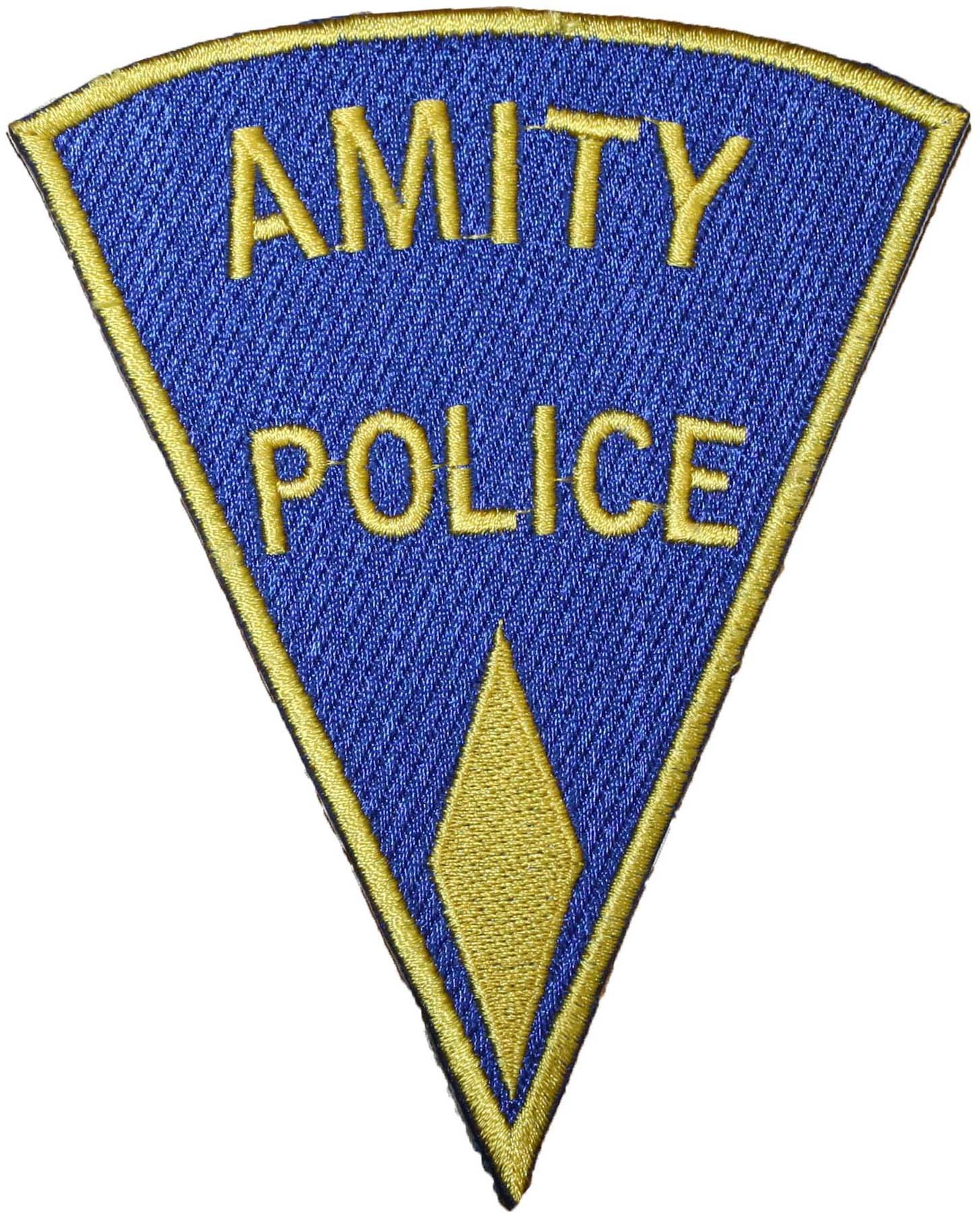 Jaws Amity Police Gold Badge Embroidered Patch 5“ Sew-on or Iron-on ...