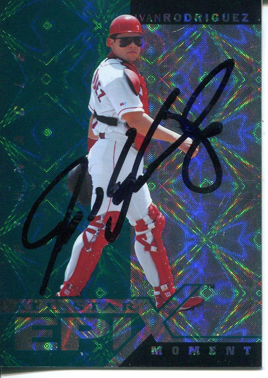 Ivan Rodriguez Autographed 1998 Pinnacle Card - MLB Autographed ...