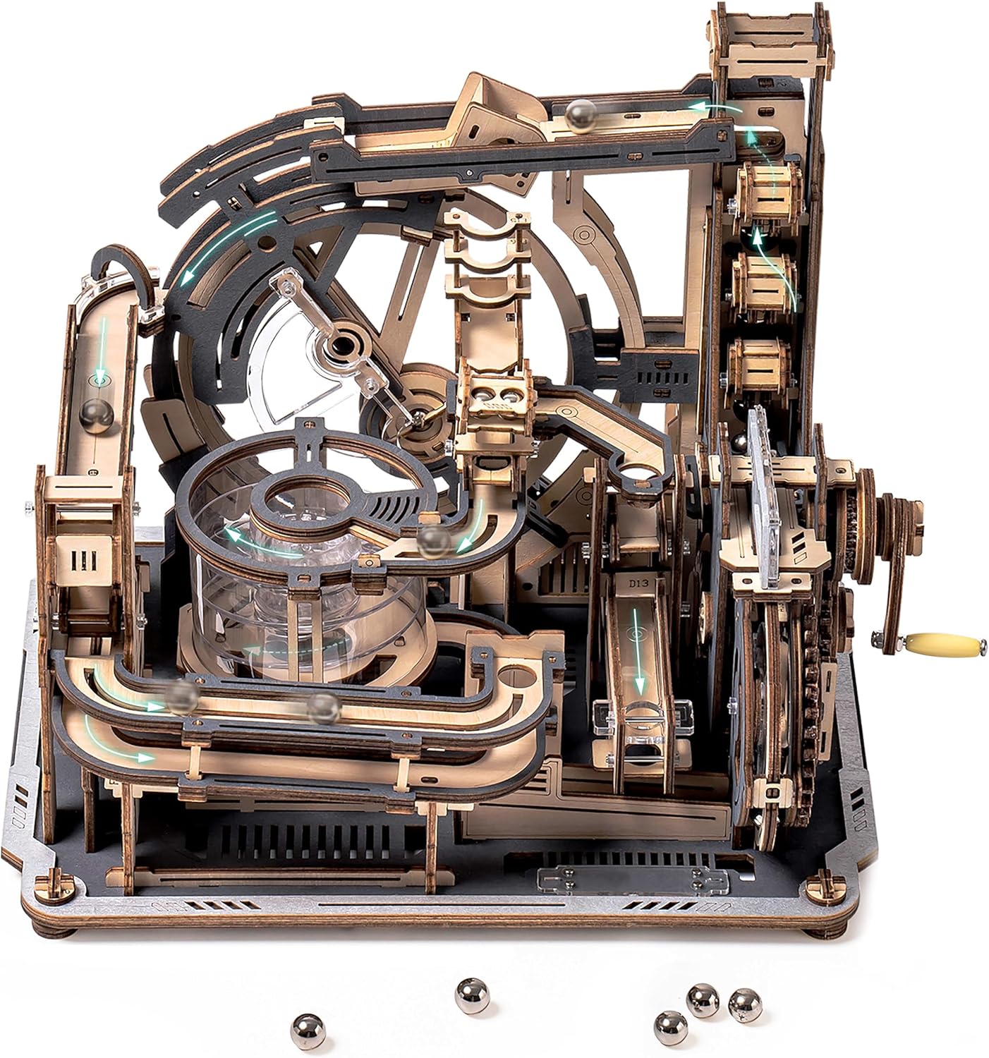 Amazon.com: Wowood 3D Puzzles for Adults, Electric 3D Puzzle Marble Run ...