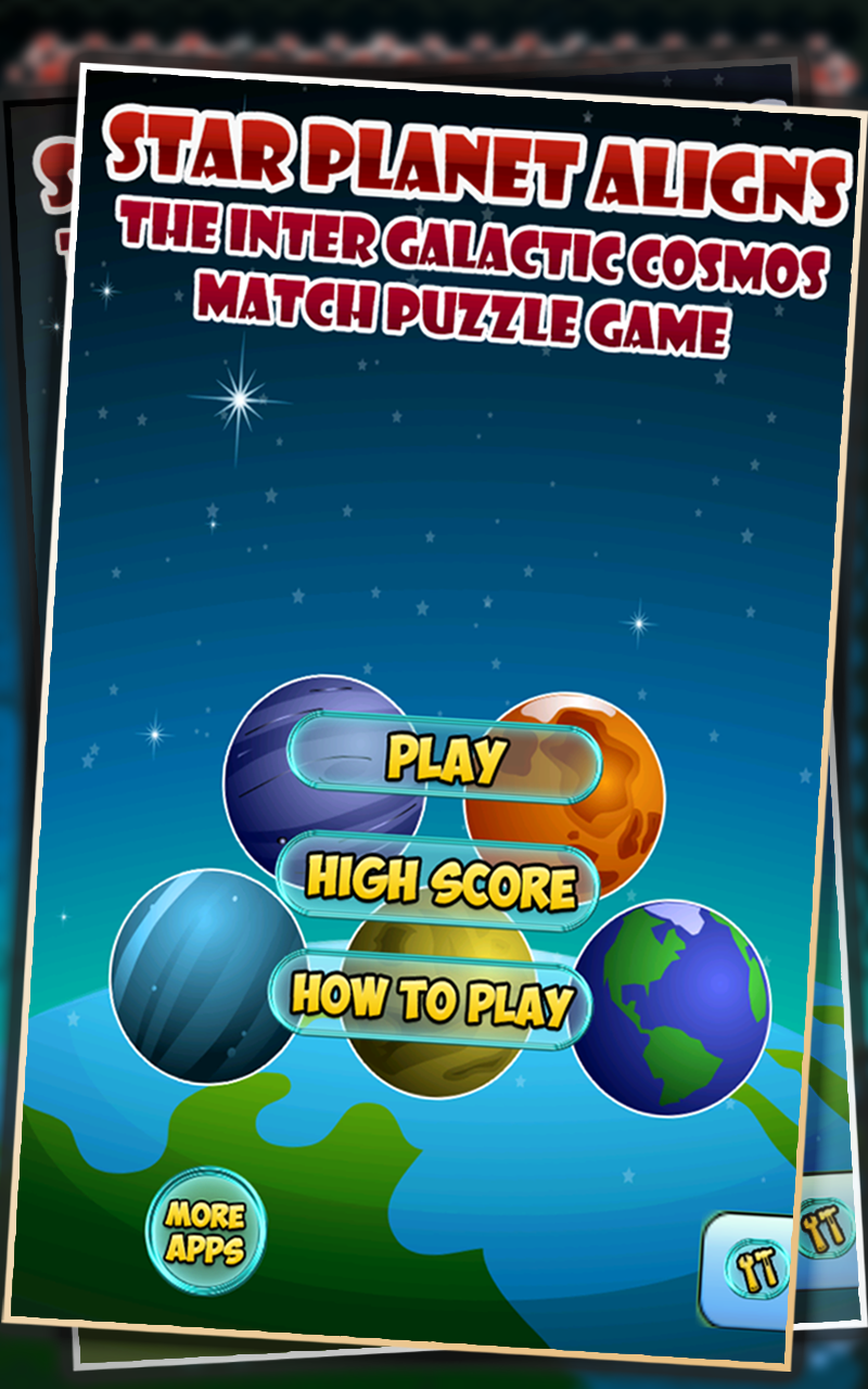Star Planet Aligns : The inter galactic cosmos match puzzle game - Gold ...