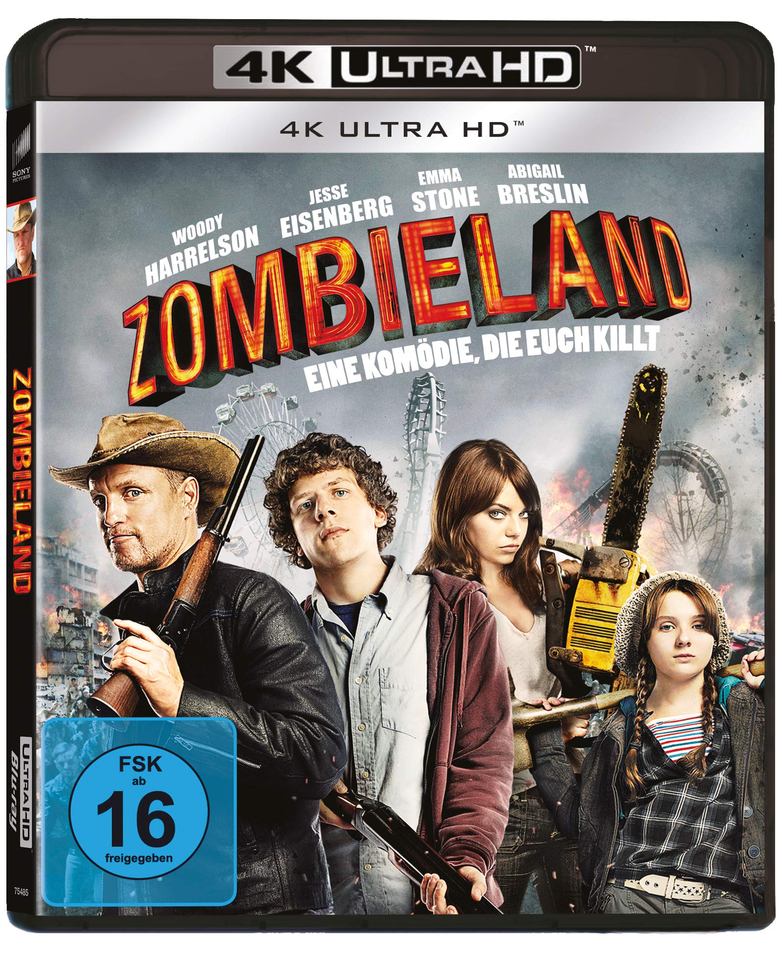 Zombieland (4K Ultra-HD) [Blu-Ray] [Import]: Amazon.fr: Eisenberg ...