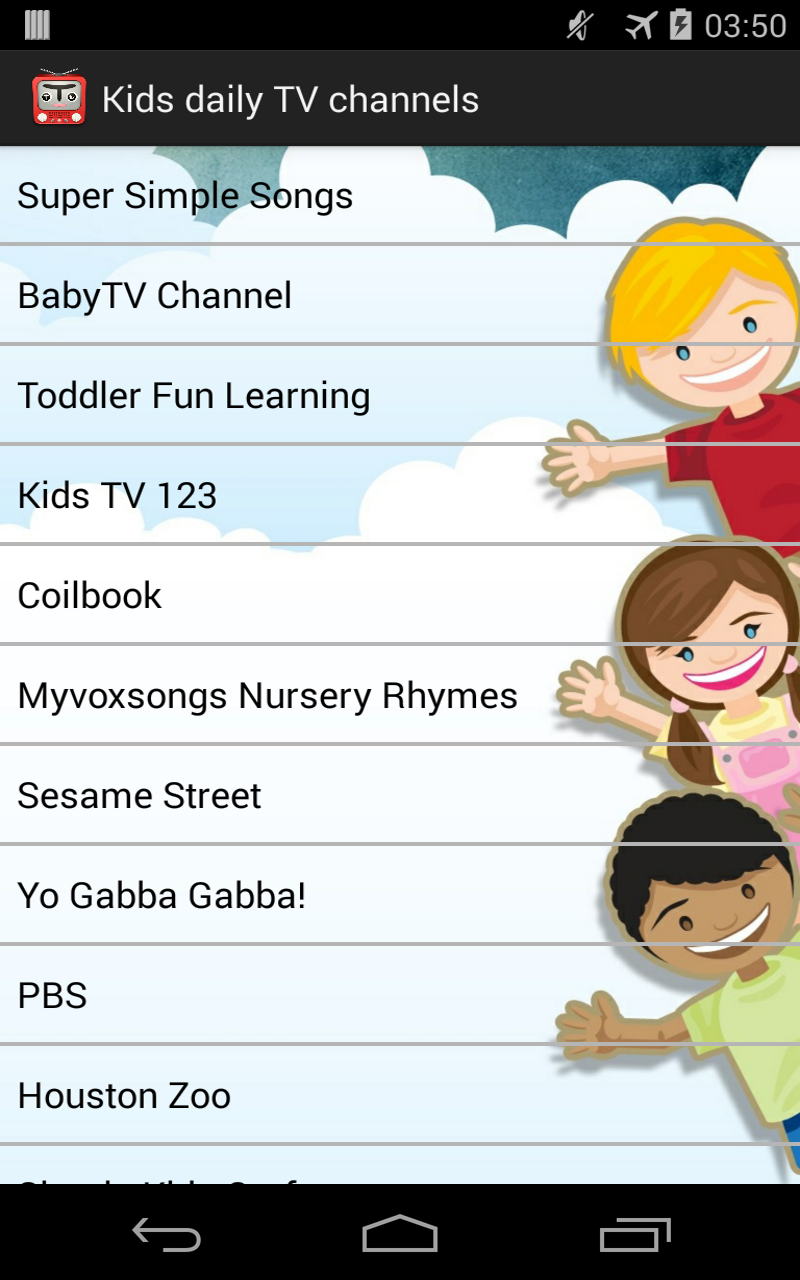 Aplicación Home Family TV channels en Amazon Appstore
