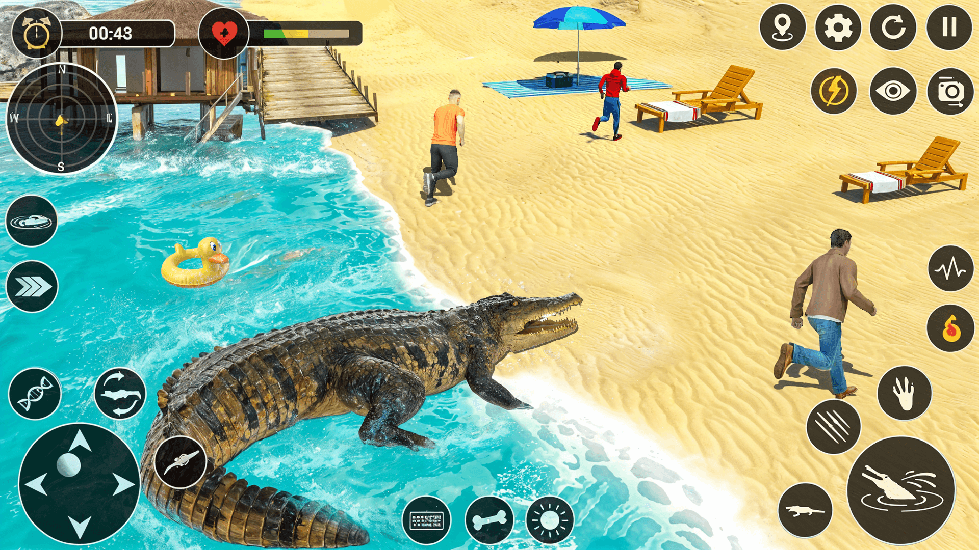 Hungry Crocodile Angry Alligator - Animal Attack Simulator Game 2025 ...