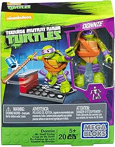 Amazon.com: Mega Bloks Teenange Mutant Ninja Turtles Donnie Bo Staff ...