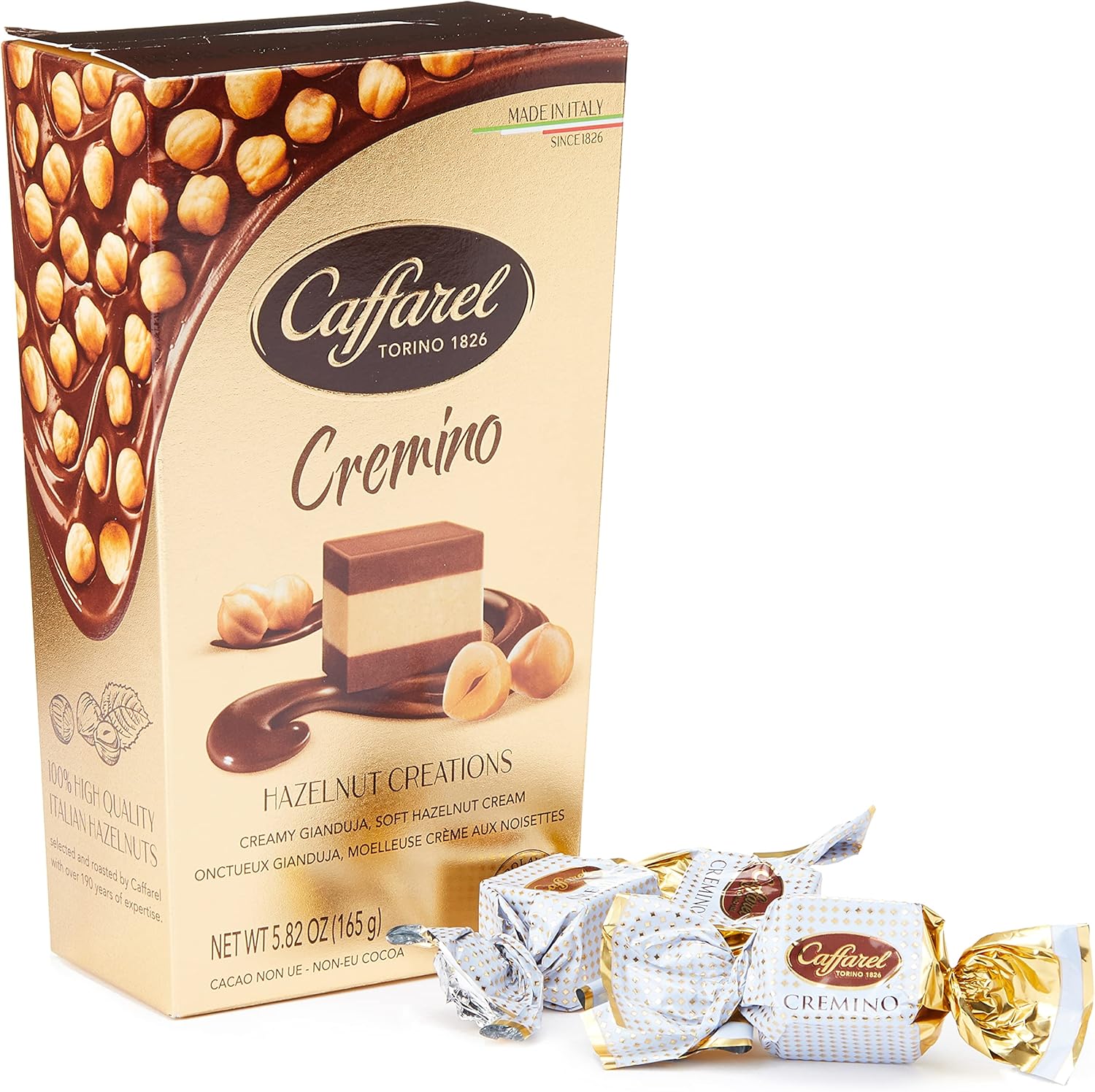 Caffarel Hazelnut Creations Cremino Cornet, 165 g : Amazon.co.uk: Grocery