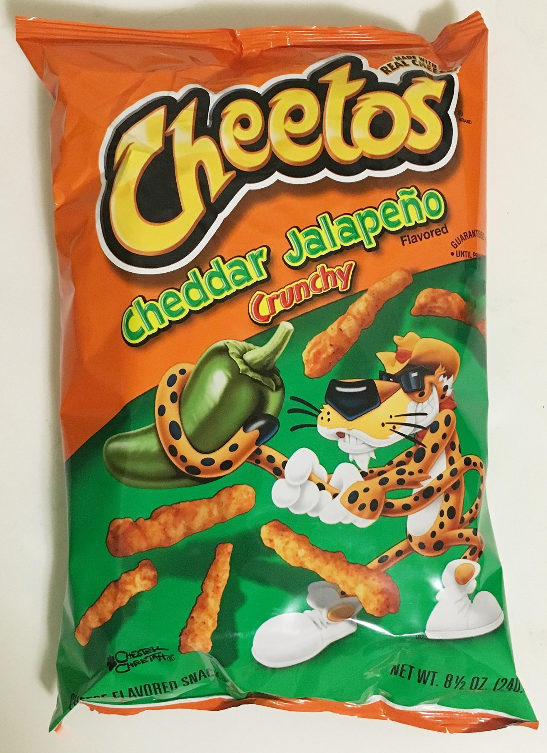 Amazon.com: Cheetos, Crunchy Cheddar Jalapeno, 8.5 Ounce : Grocery ...
