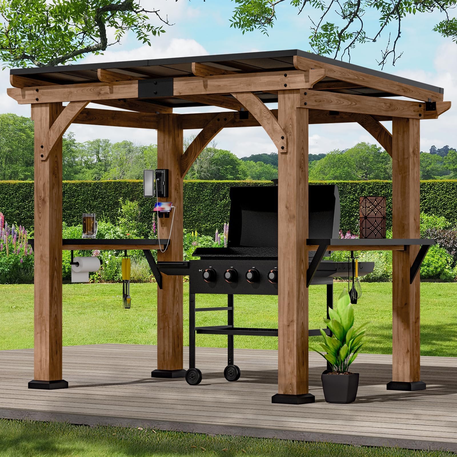 Amazon.com: Blackstone 6000 Kitchen 10' x 10' Bar and Grill Pavilion ...