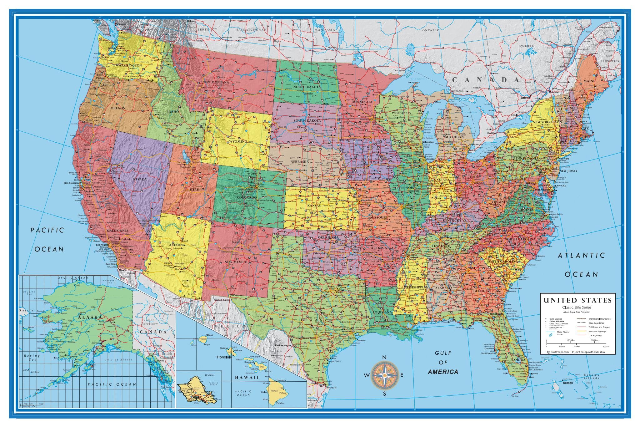Snapklik.com : 2025 Gulf Of America "Commemorative" 24x36 United States