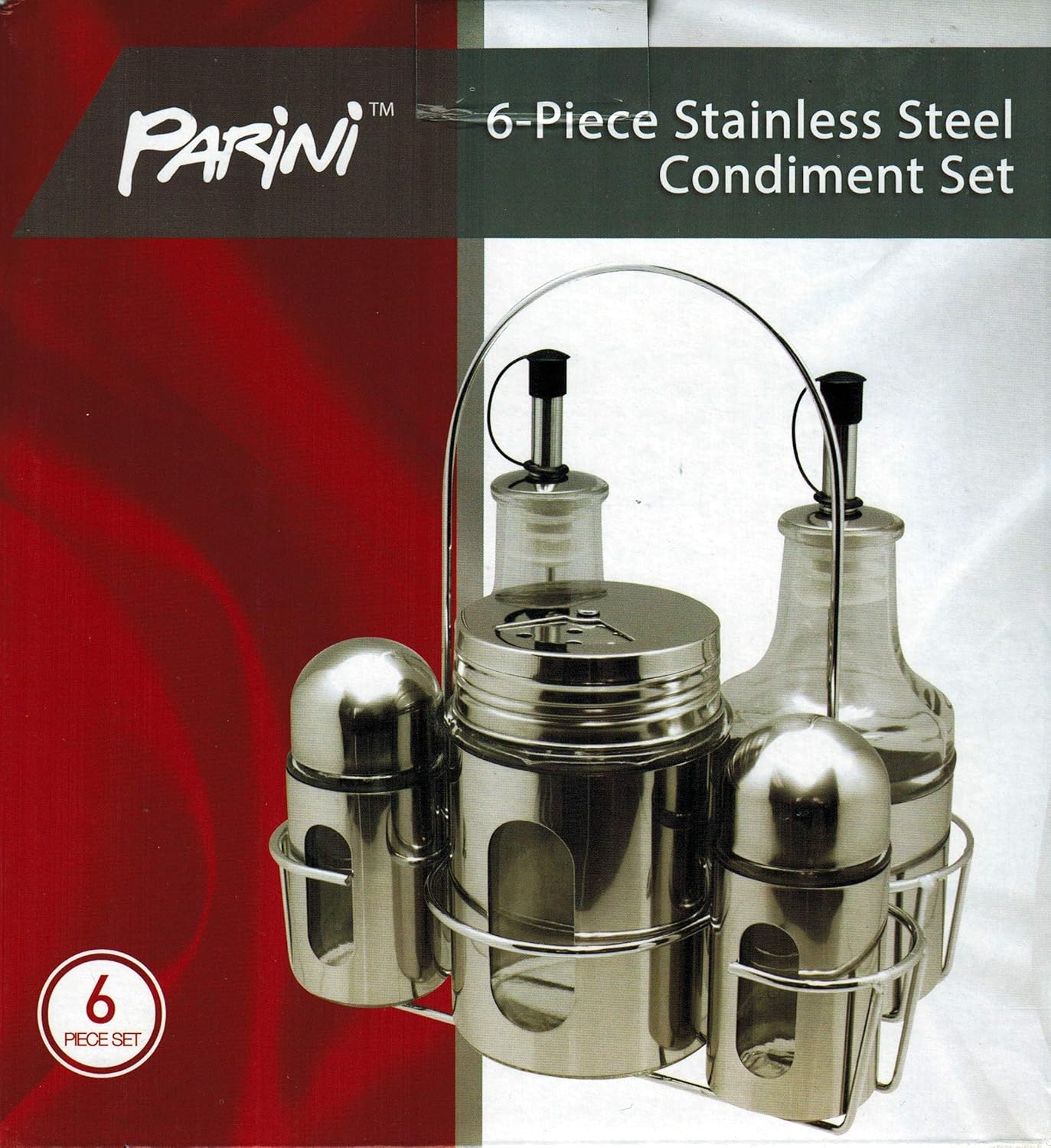 Amazon.com: 6-Piece Stainless Steel Condiment Set: Home & Kitchen