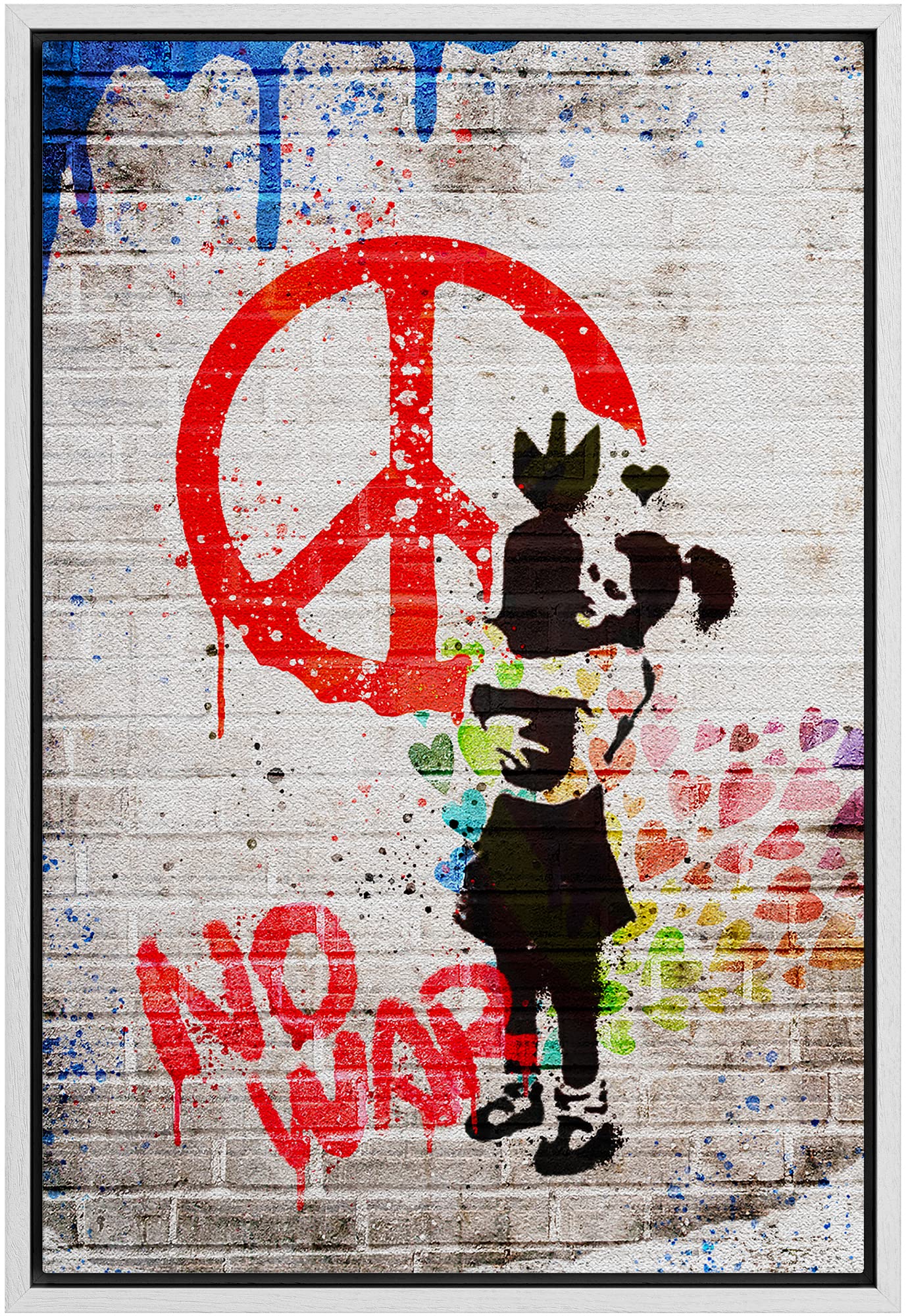 Peace Graffiti Wall Art