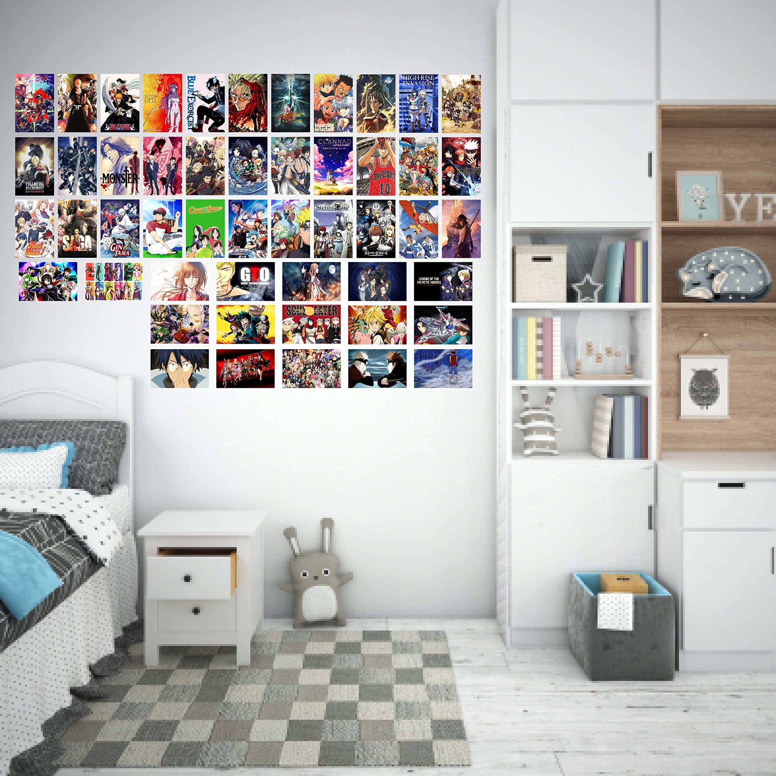 DEED WALL Anime Posters for Room Aesthetic, Anime Wall Collage Kit ...