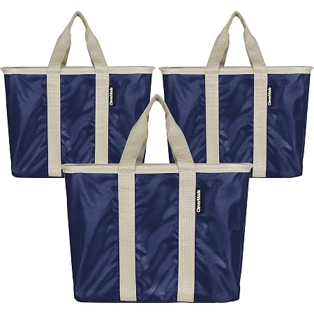 Amazon.com: CleverMade Collapsible Fabric Laundry Basket - Premium ...