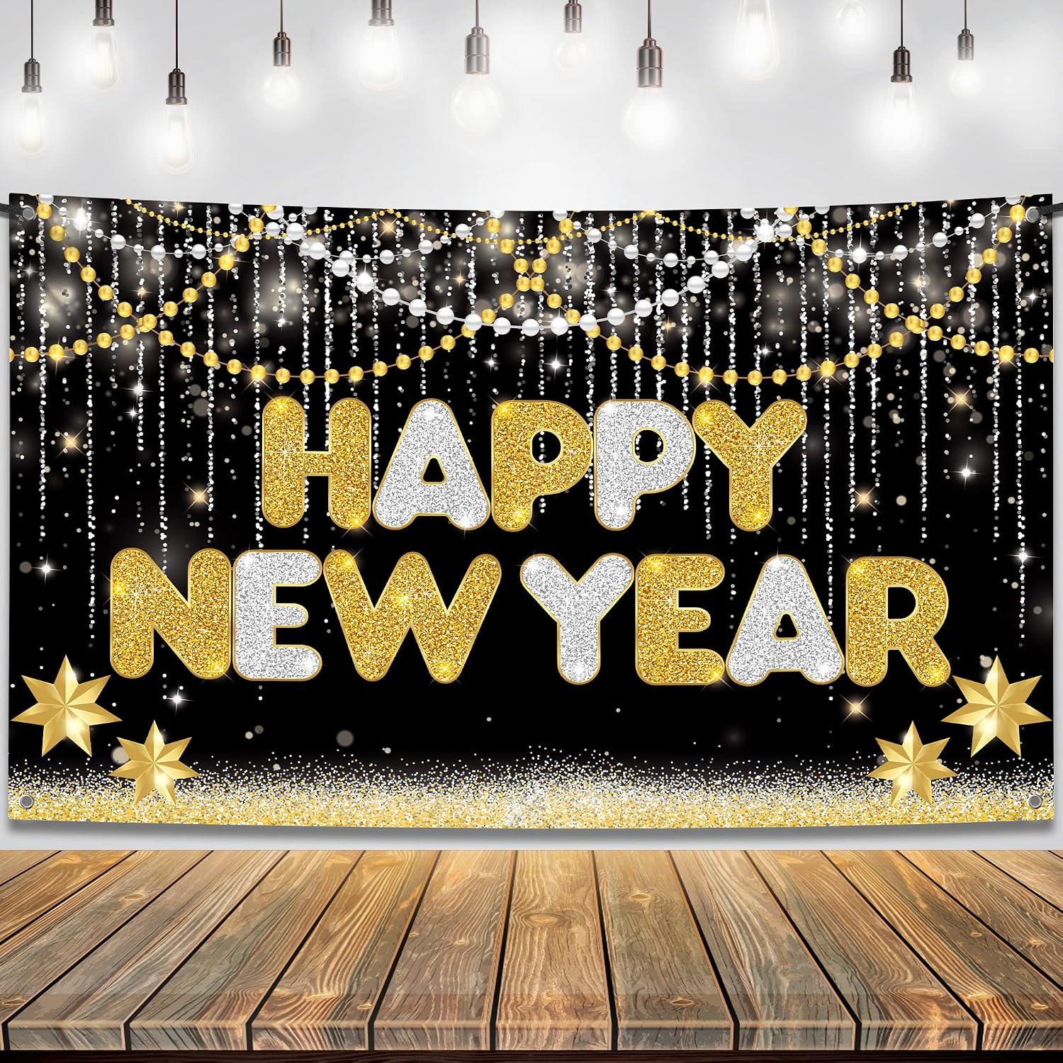 Amazon.com: KatchOn, XtraLarge Happy New Year Banner - 72x44 Inch ...