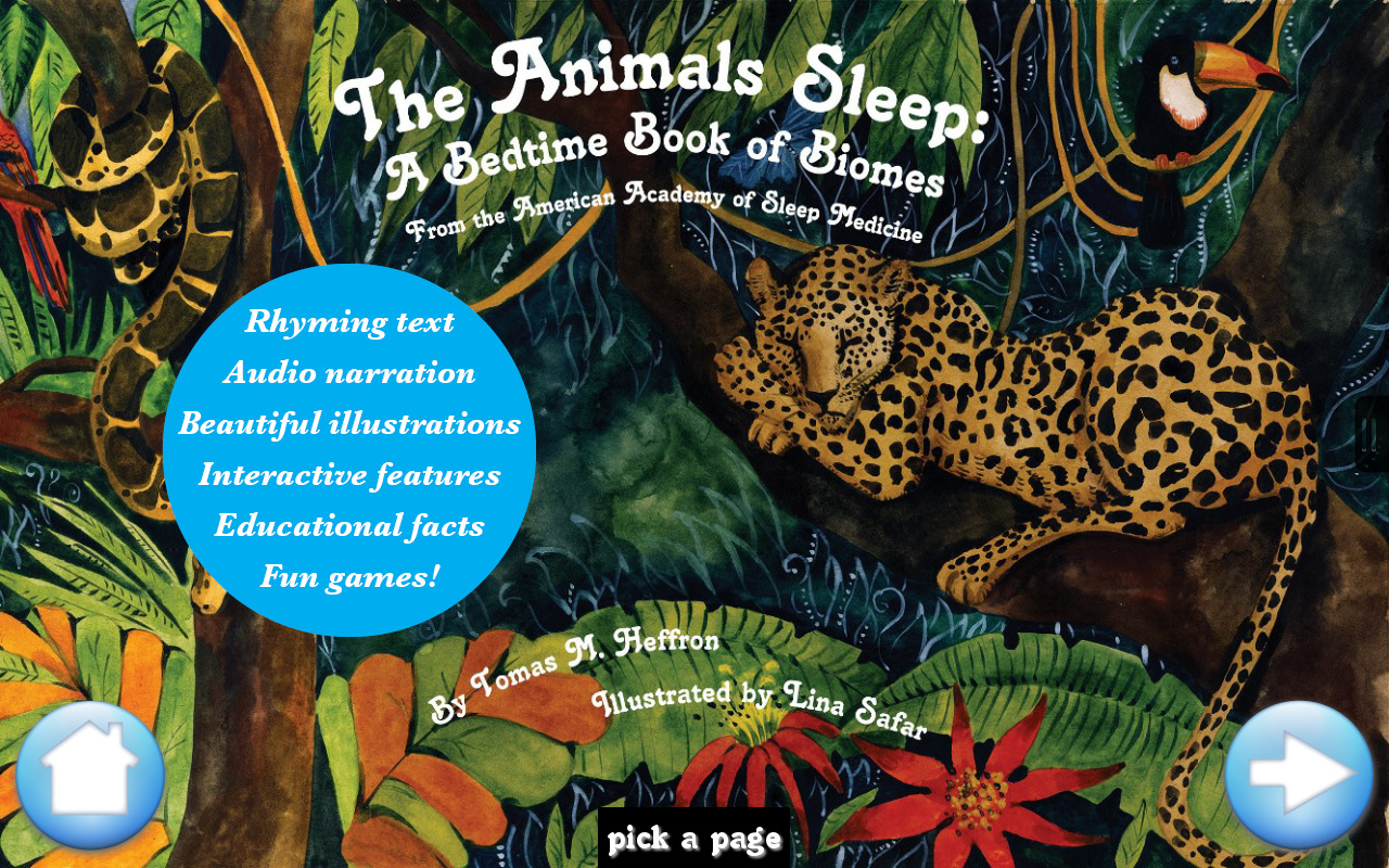 The Animals Sleep: A Bedtime Book of Biomes (Kindle Tablet Edition ...
