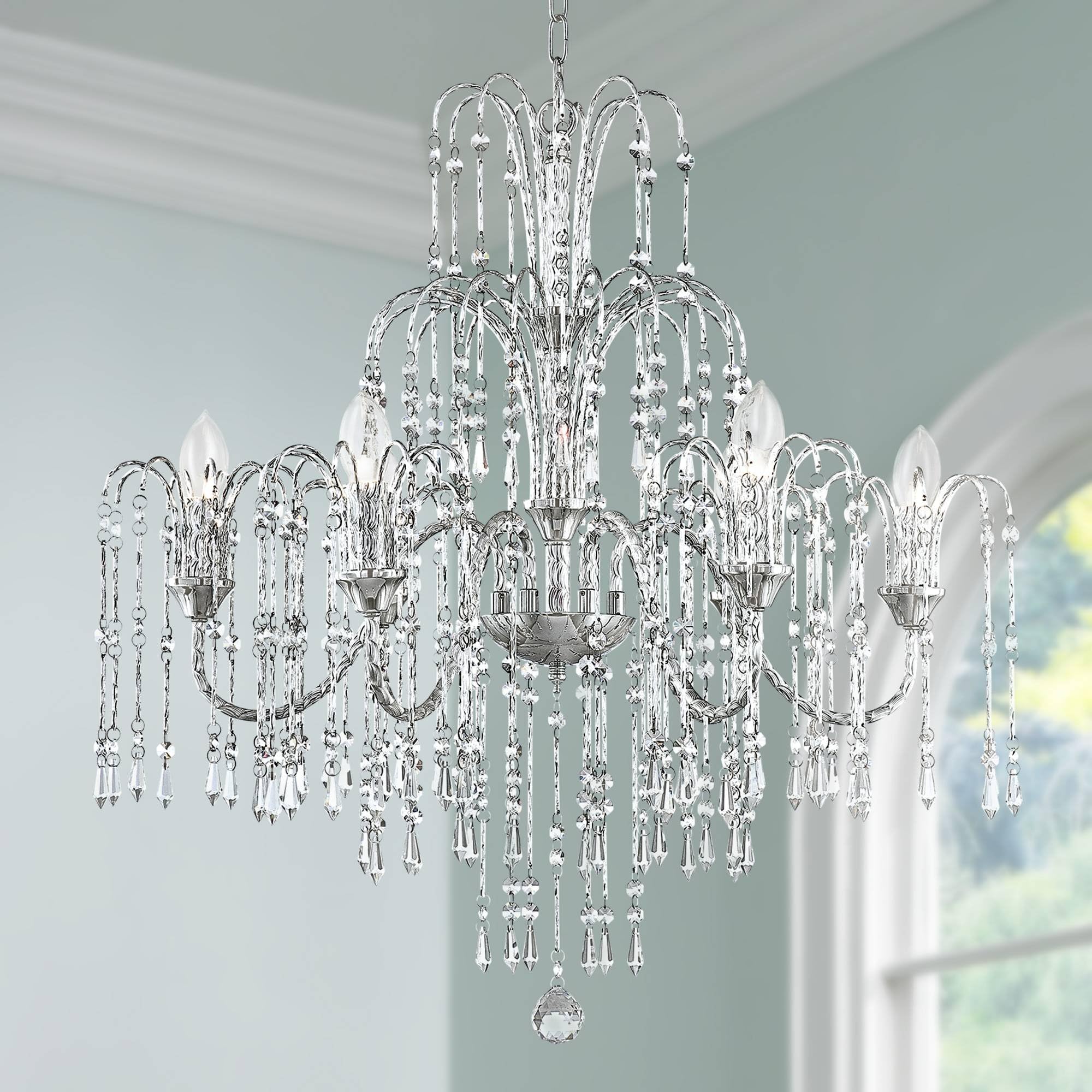 Vienna Full Spectrum Jolie Bronze Small Chandelier Lighting 19 1/2 ...