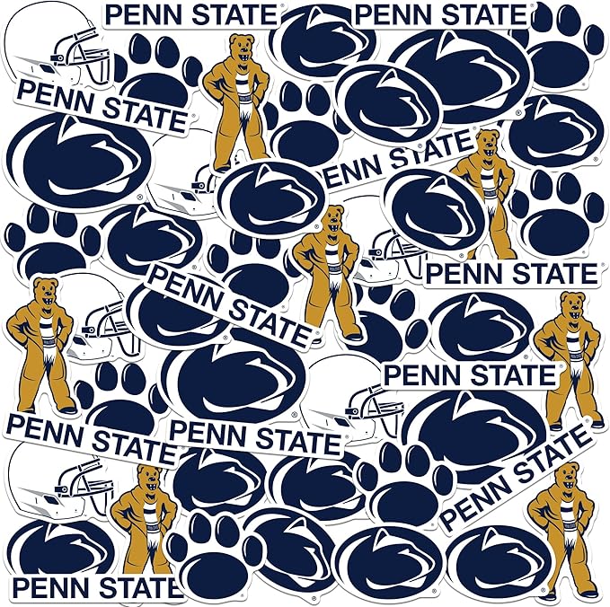 Amazon.com: Pennsylvania State University Mixed 50ct Vinyl Sticker Pack ...