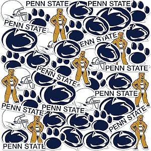 Amazon.com: Pennsylvania State University Mixed 50ct Vinyl Large Deluxe ...