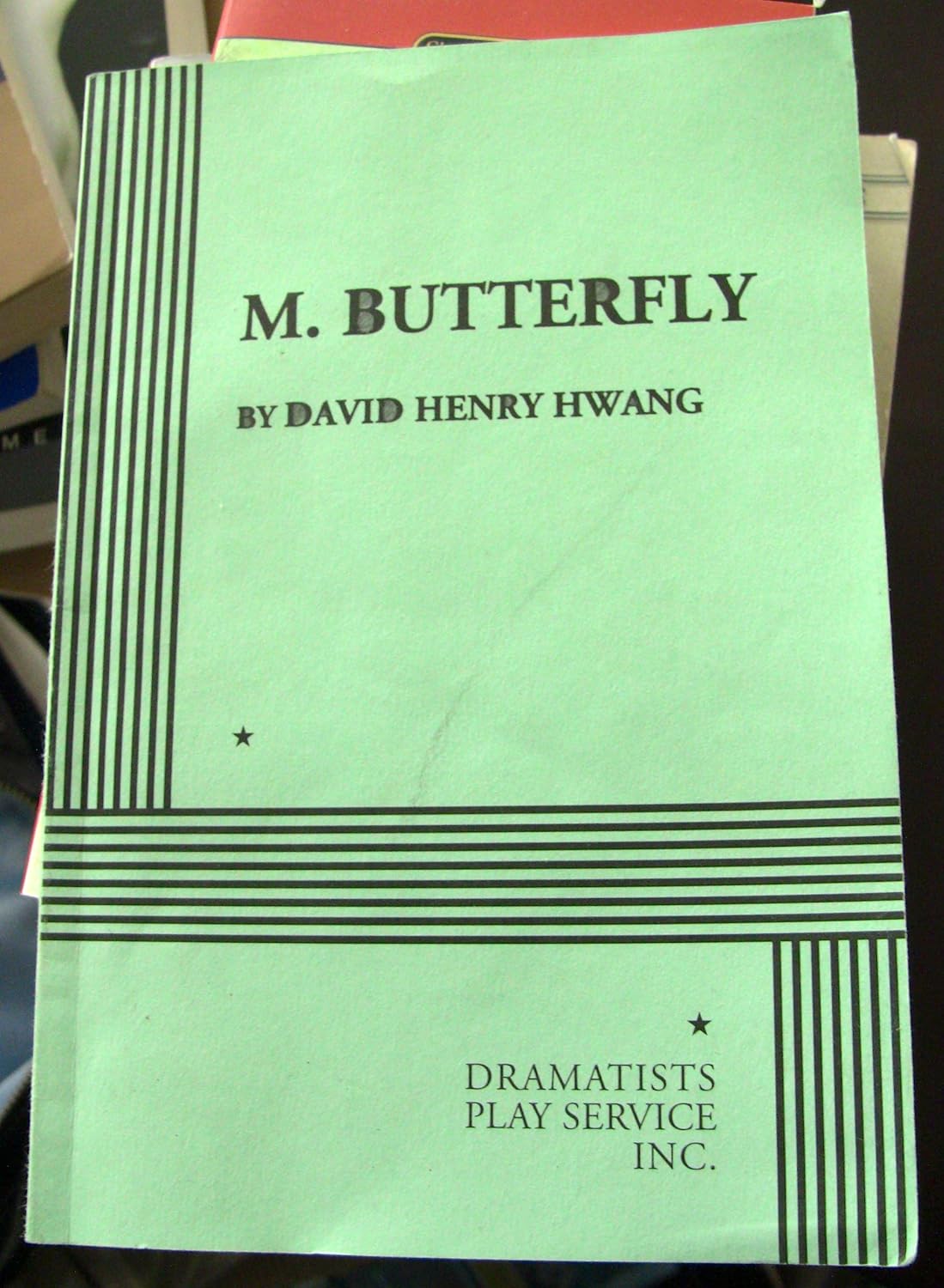 M. Butterfly. (Acting Edition for Theater Productions): David Henry ...