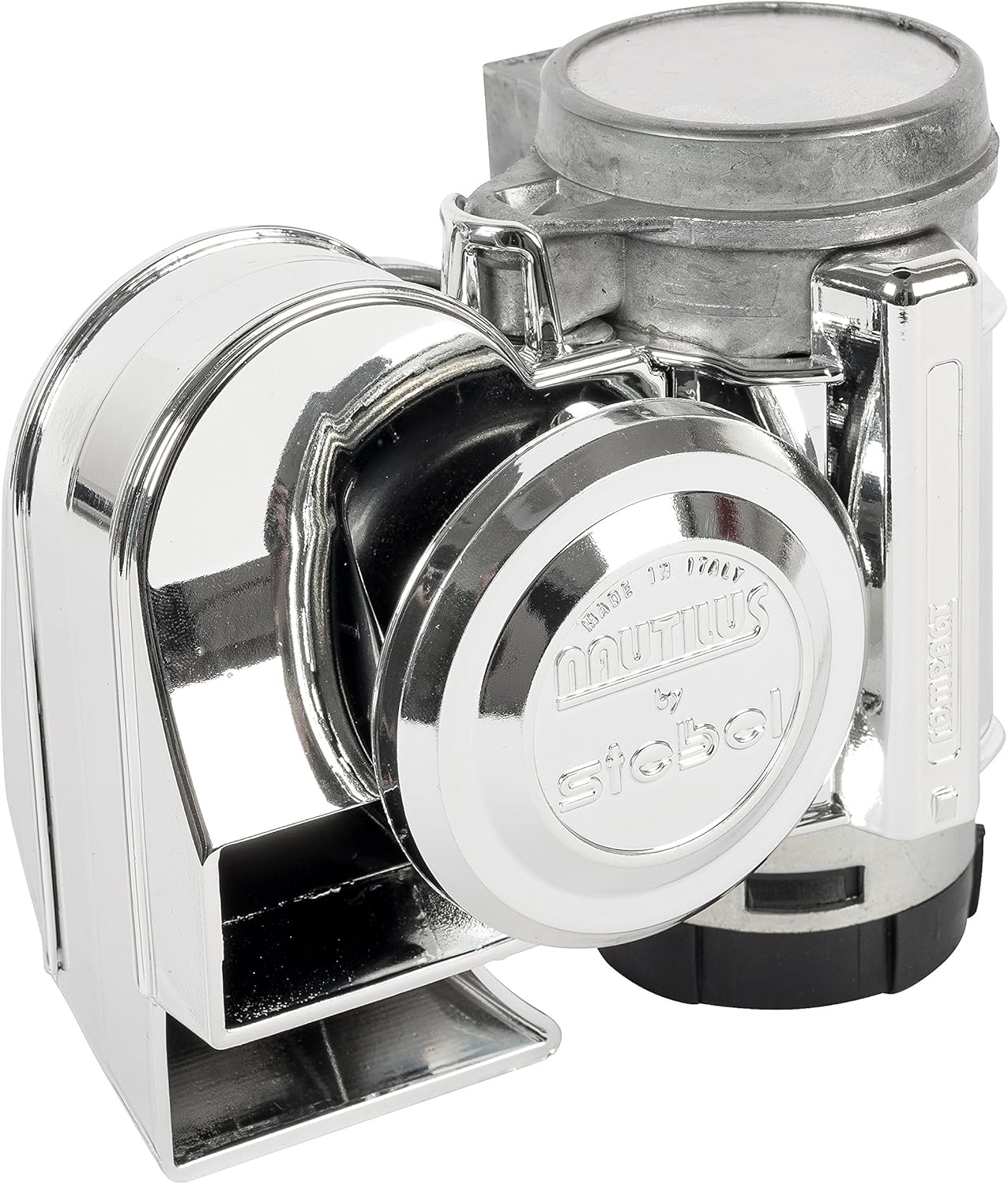 Stebel NAUTILUS COMPACT CHROME 12V air horn : Amazon.co.uk: Automotive