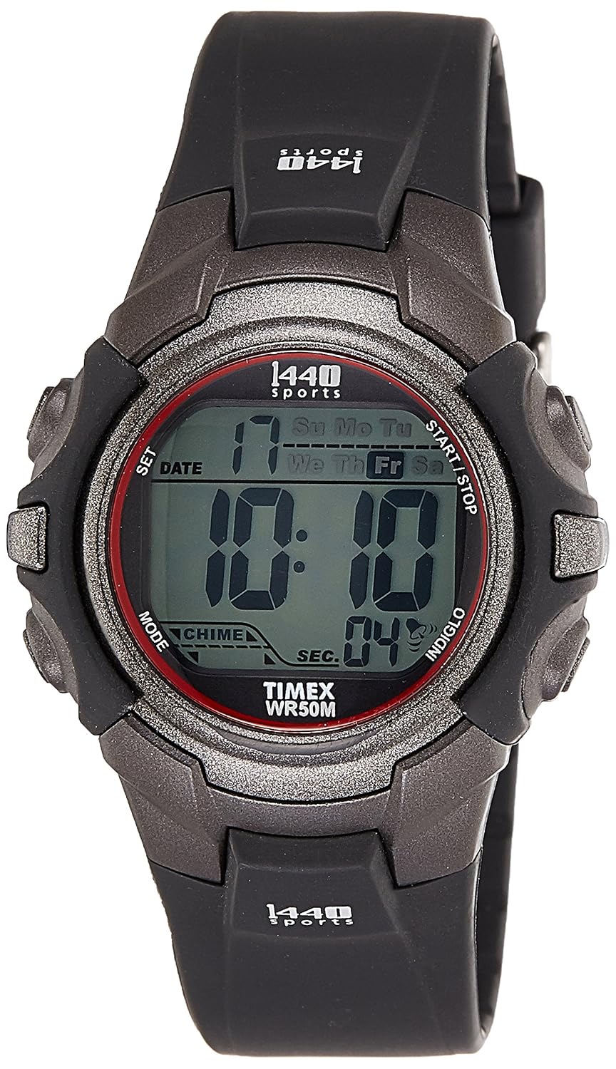 TIMEX 1440 Sports Digital Grey Dial Men's Watch - T5J5816S : Amazon.in ...