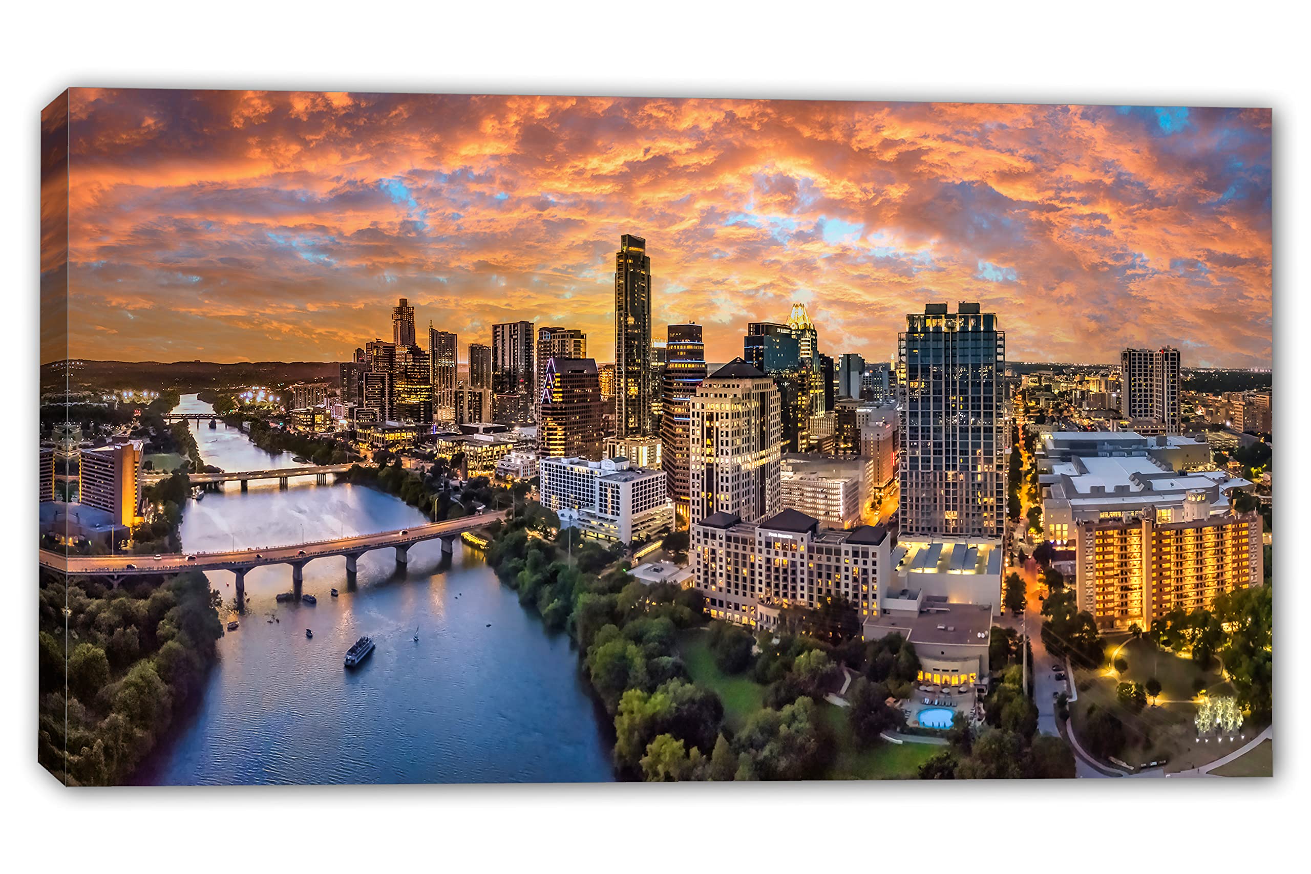 Austin Skyline Painting