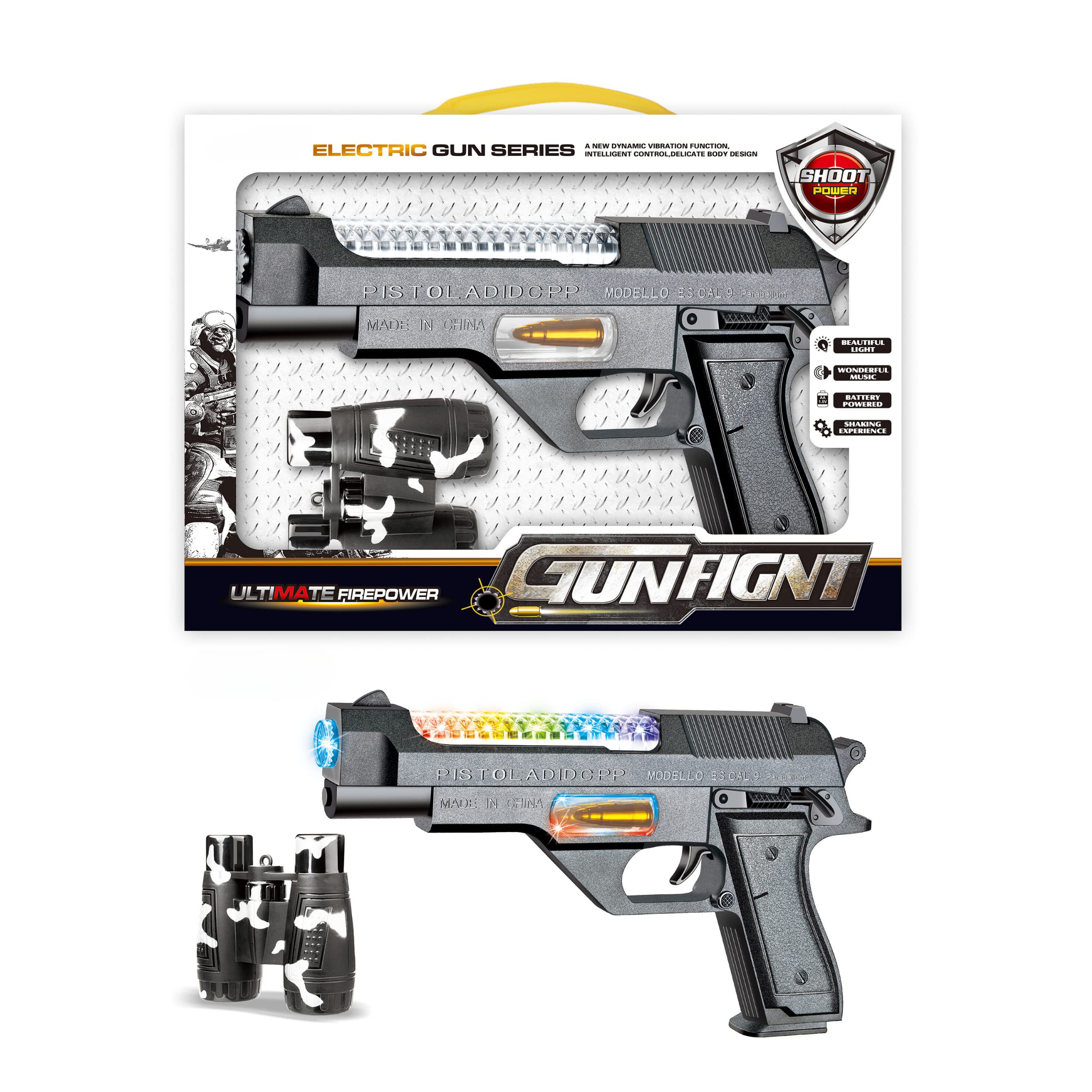 Toy Gun set for kids great for Police Costume accessories, Army Soldier ...