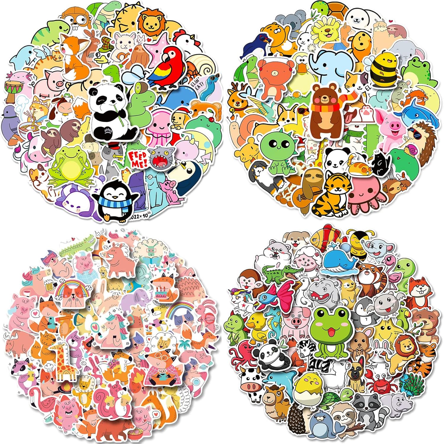 Amazon.com: 200 PCS Stickers Pack for Kids Waterproof Stickers Cute ...