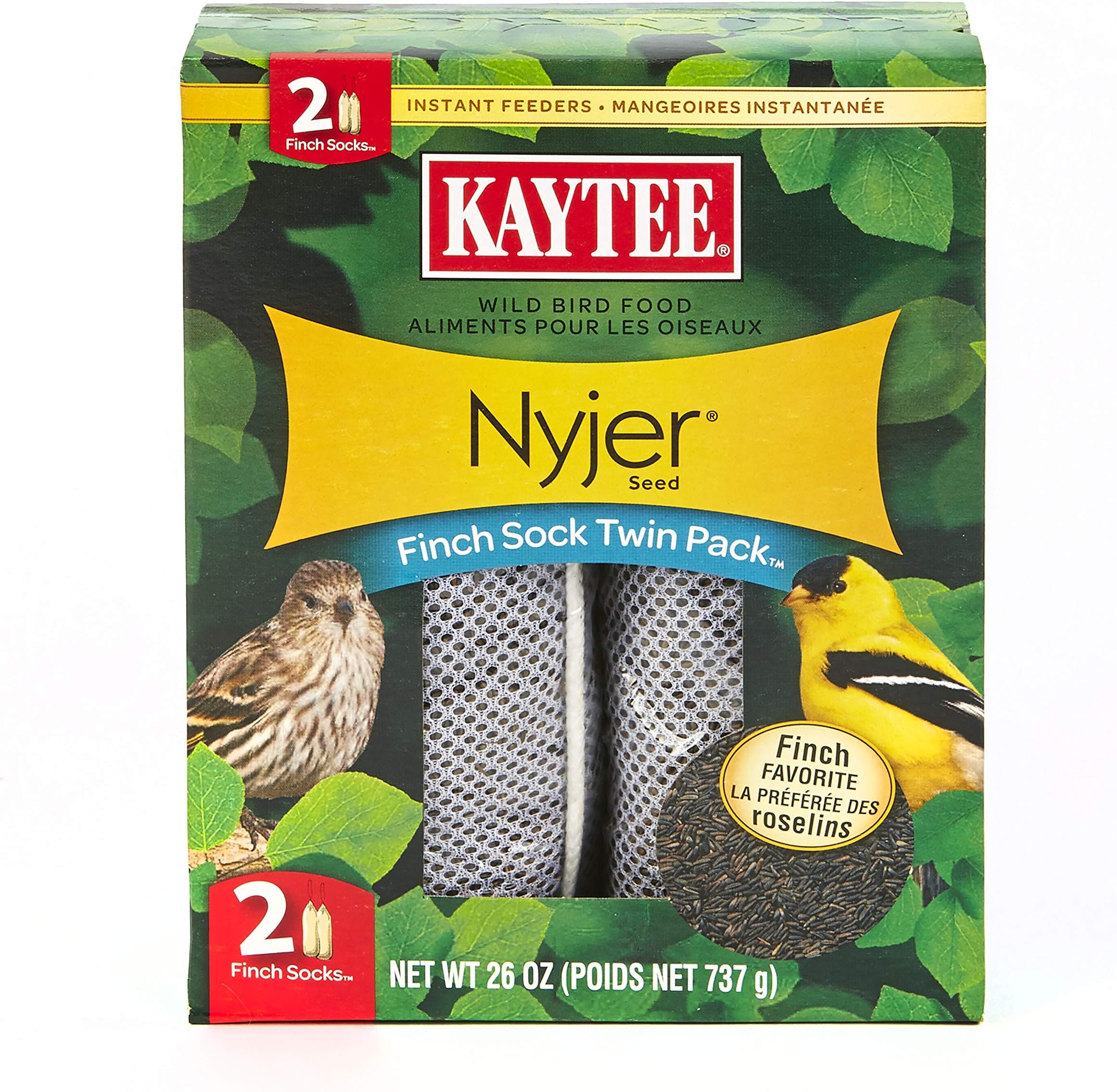 Amazon.com : Nyjer Finch Sock Filled with Premium Nyjer - Desert Valley ...