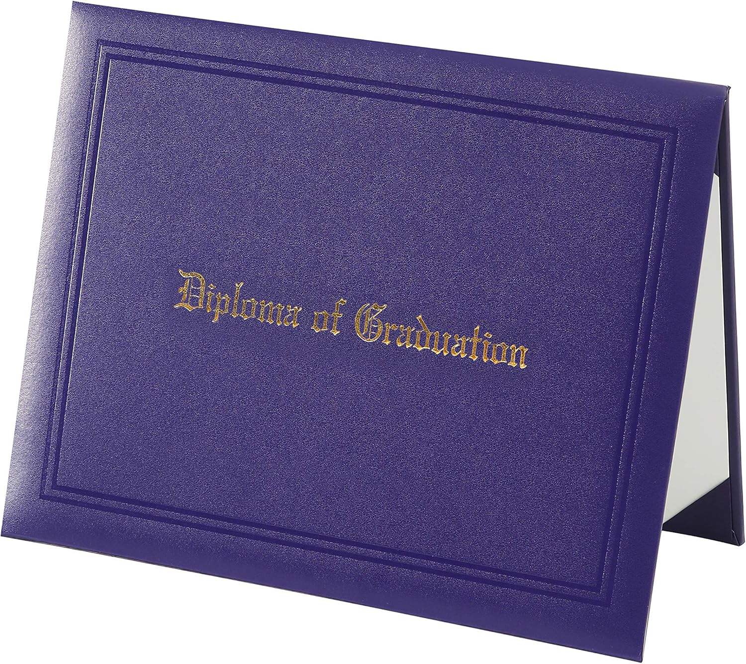 GraduatePro Imprinted Diploma Cover 8.5 x 11, Leather Padded ...