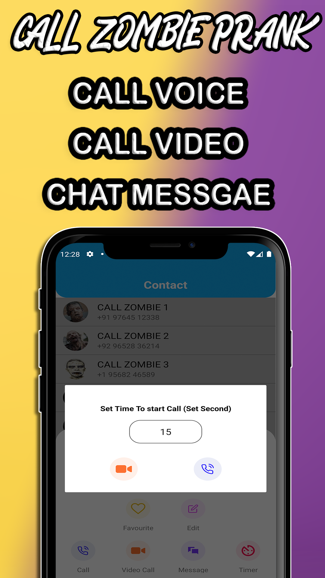 Video Call Scary Zombie - Zombie Fake Call and Chat Simulator Prank ...