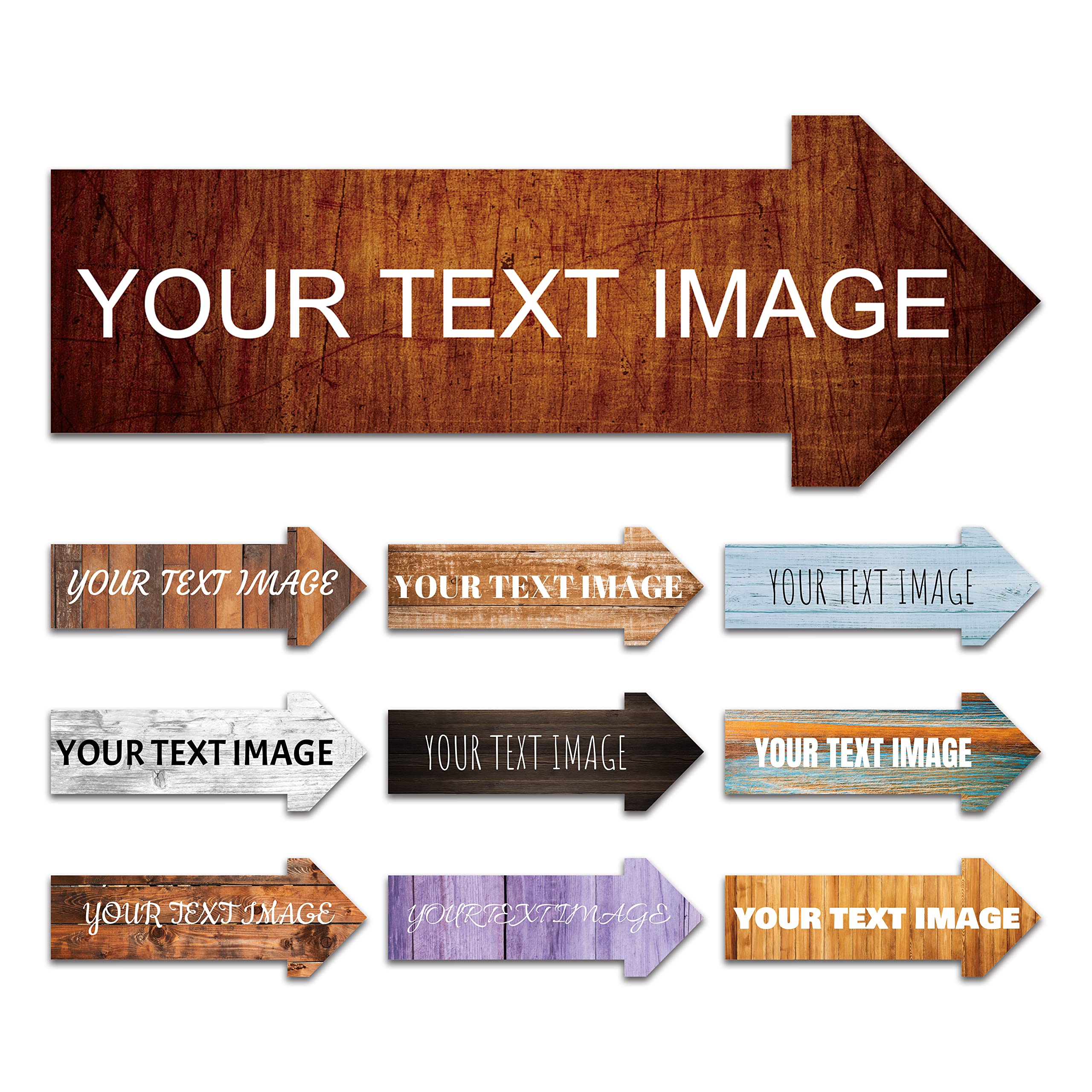 Vintage Wood Arrow Sign