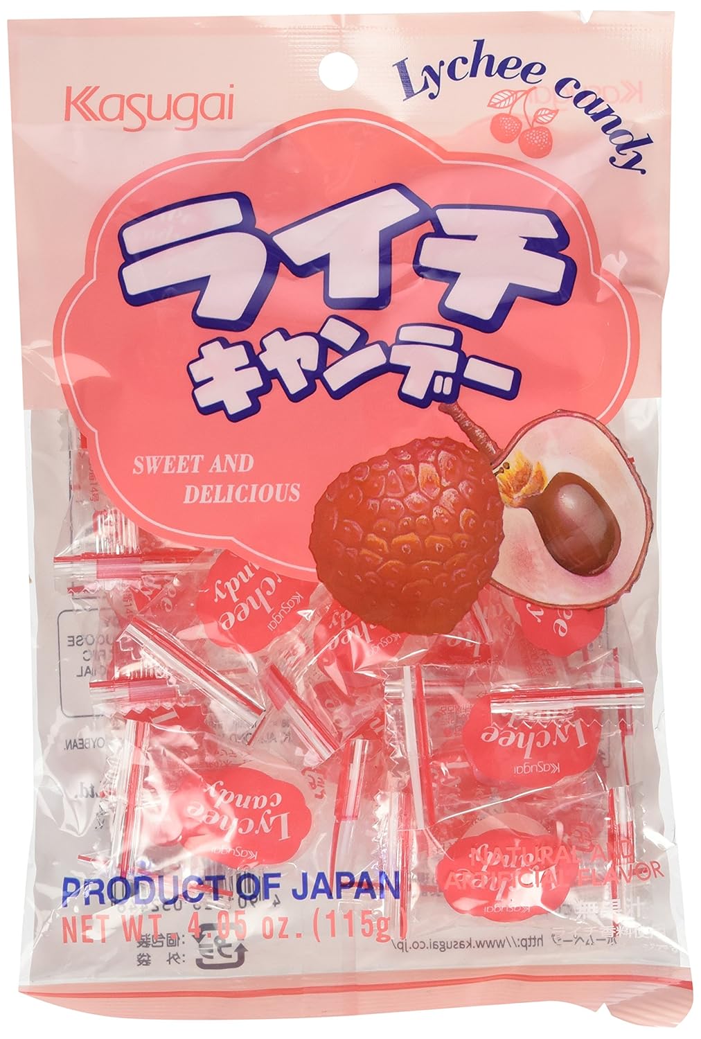 Amazon.com : Kasugai - Lychee Candy 4.05 oz. : Hard Candy : Grocery ...
