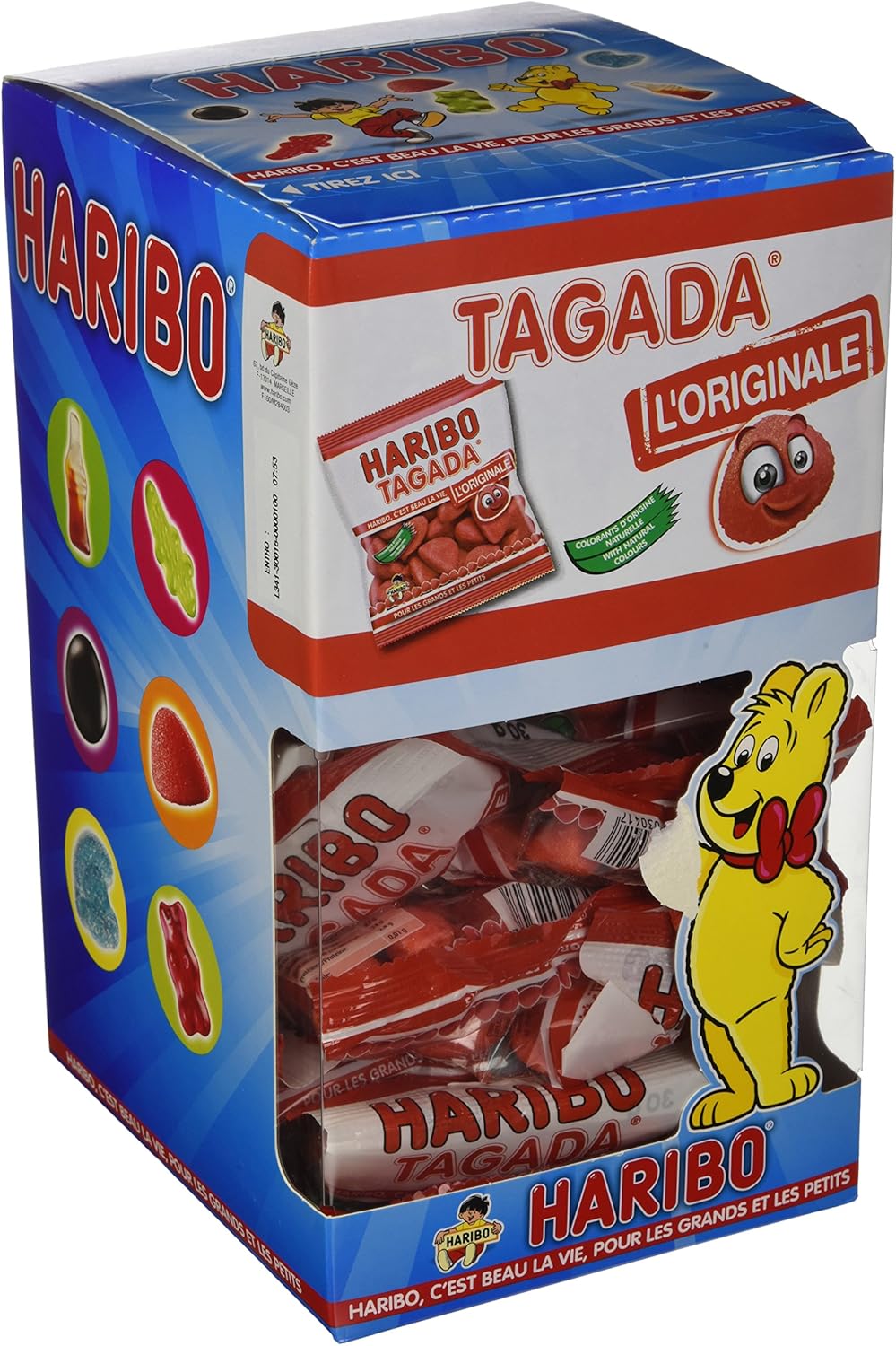 Haribo Caramelle Incartate Mini Tagada - 30 pezzi da 30g : Amazon.it ...